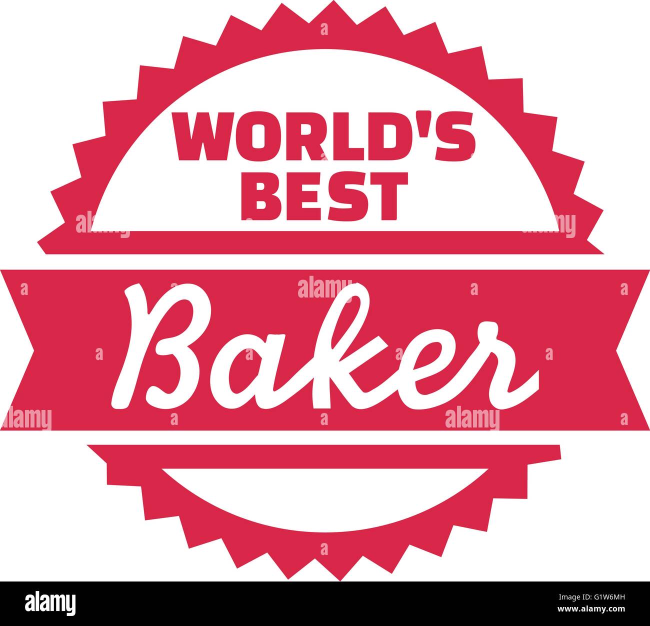 World's best baker emblem Stock Vector Image & Art - Alamy