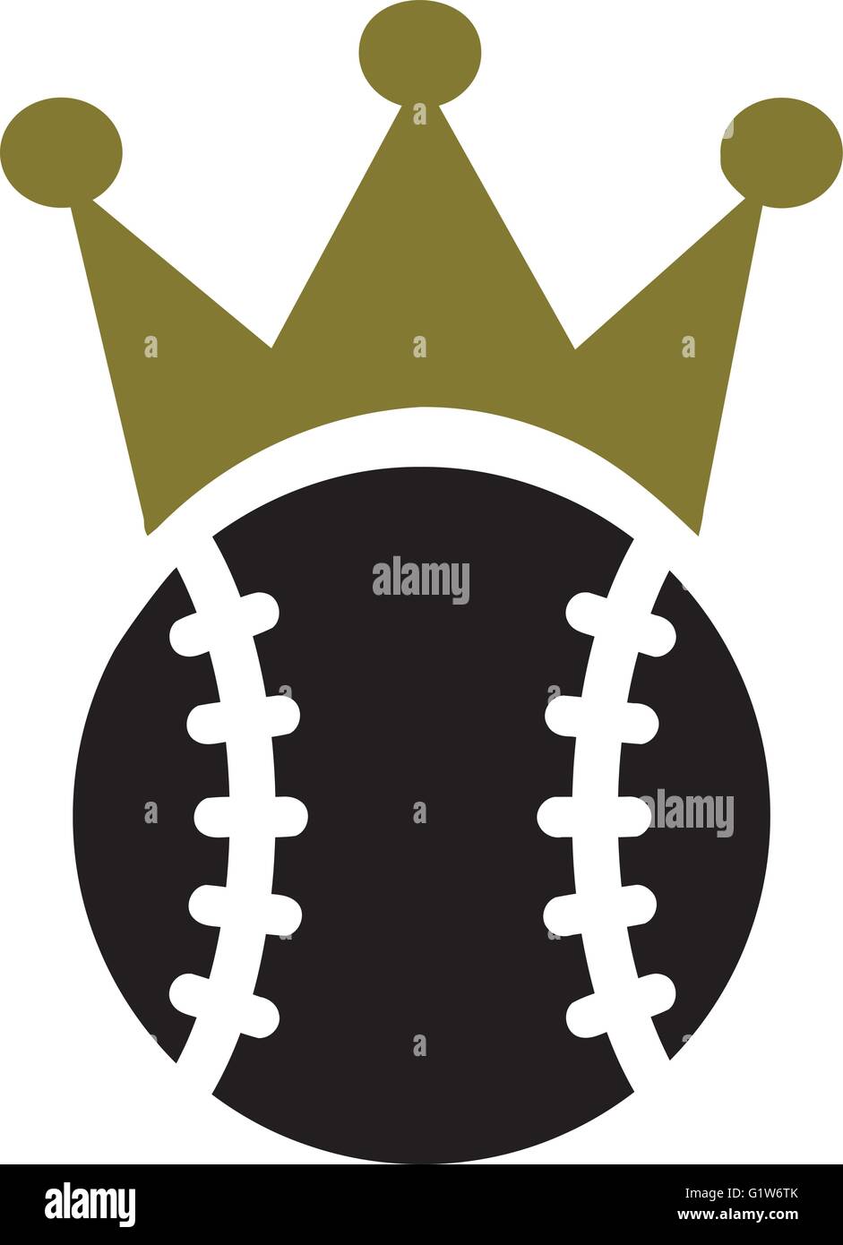 King of baseball Stock Vector Images - Alamy