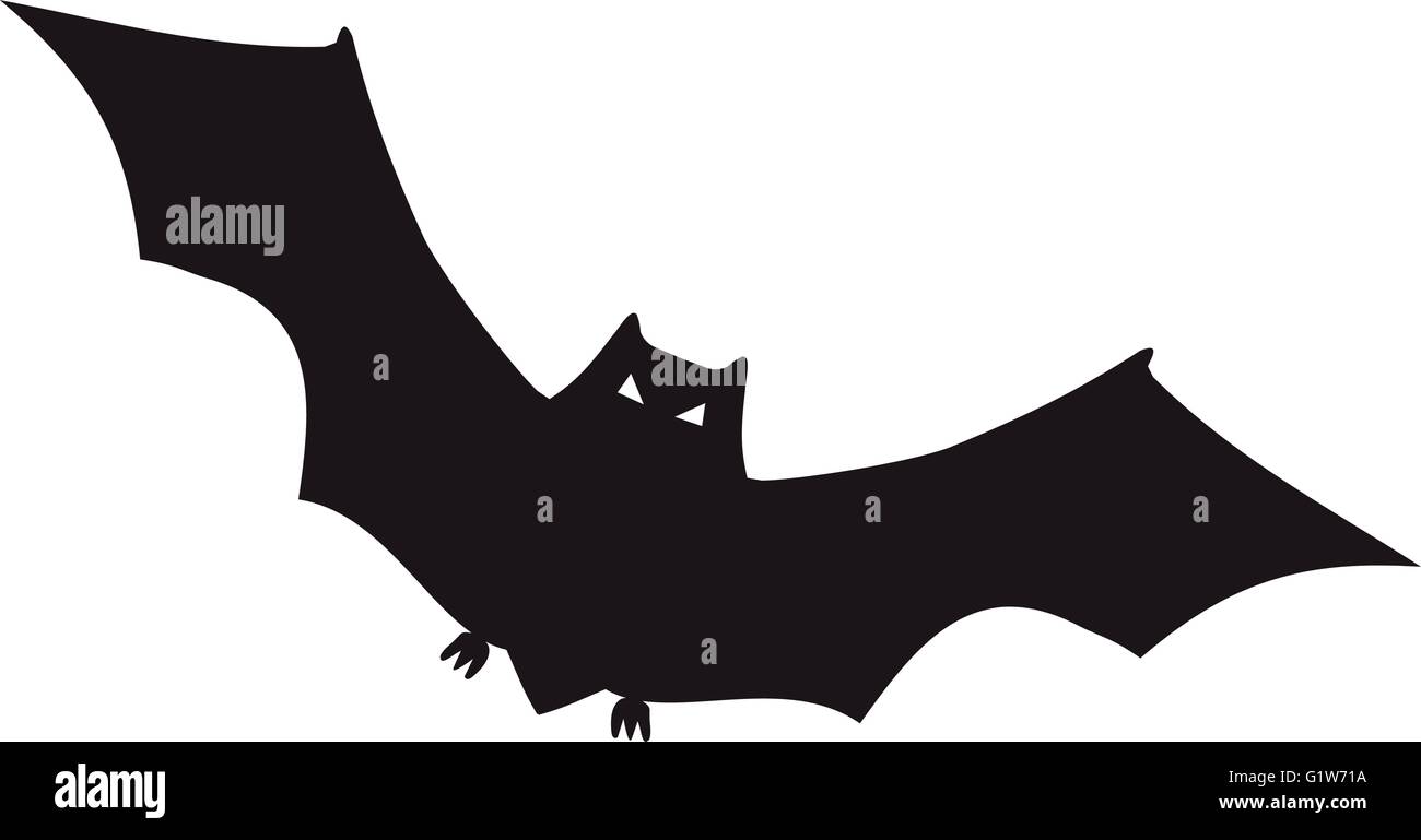 Bat at night Stock Vector Image & Art - Alamy