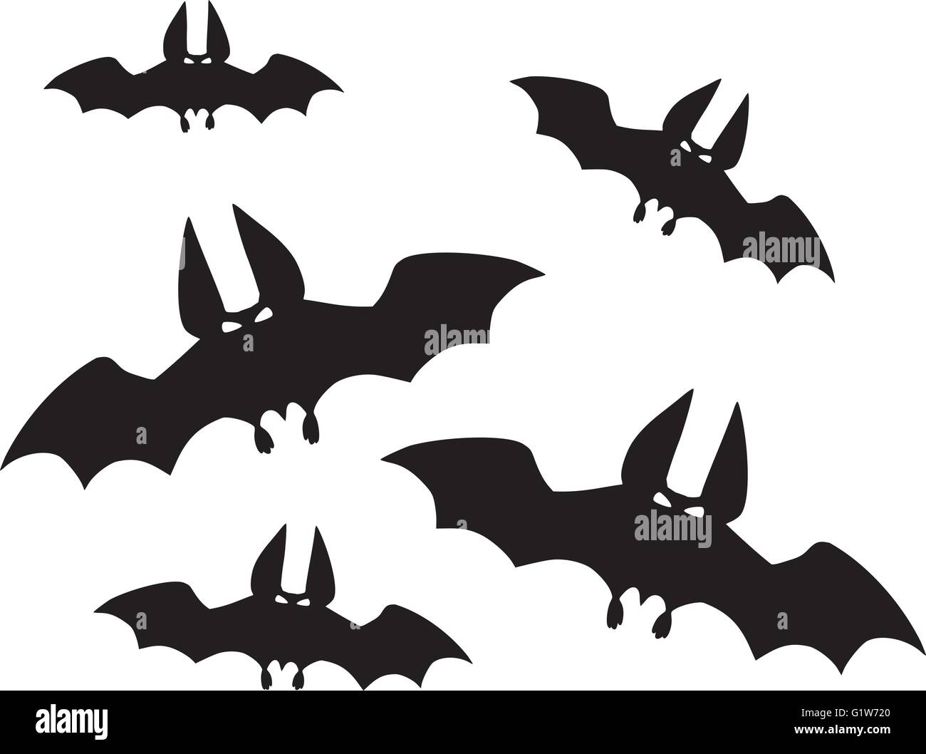 Angry bat Stock Vector Images - Alamy