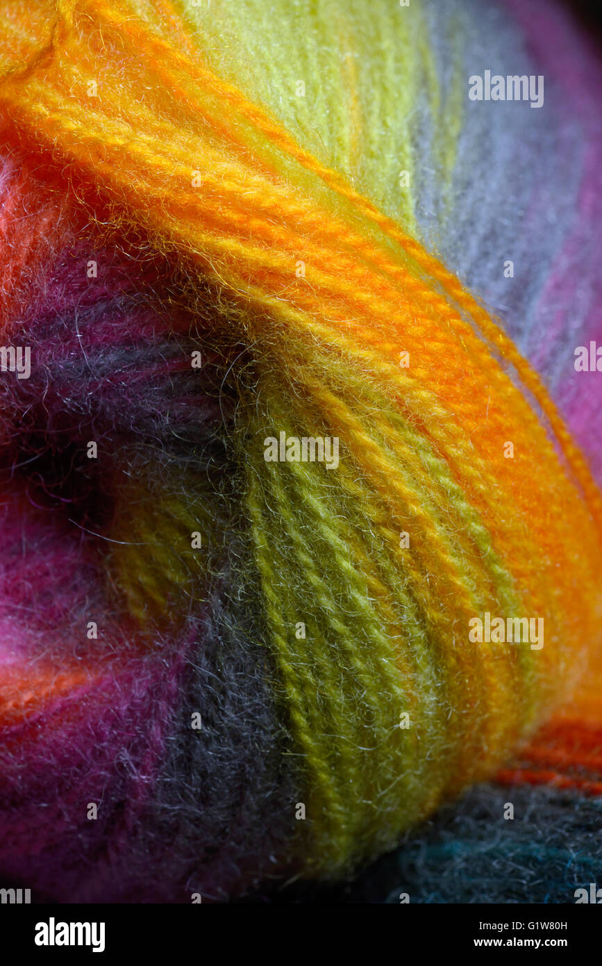 Knitting on the wooden table hi-res stock photography and images - Alamy