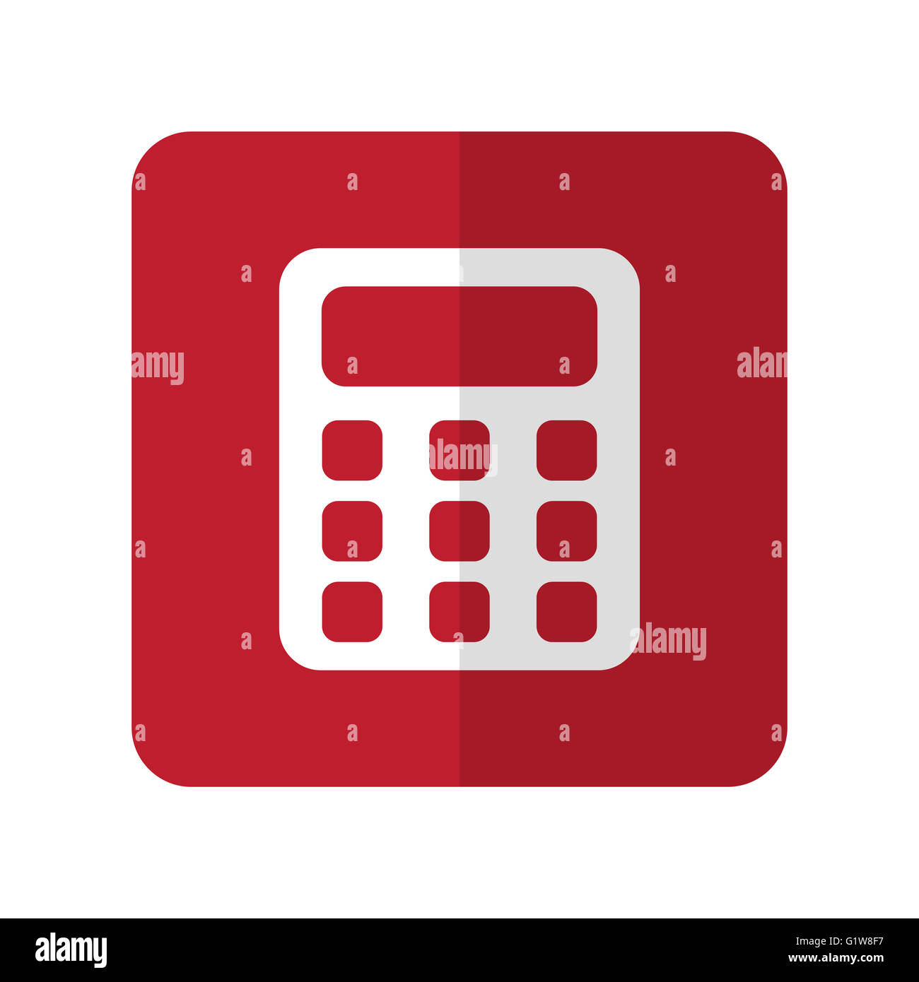 Red calculator button hi-res stock photography and images - Alamy