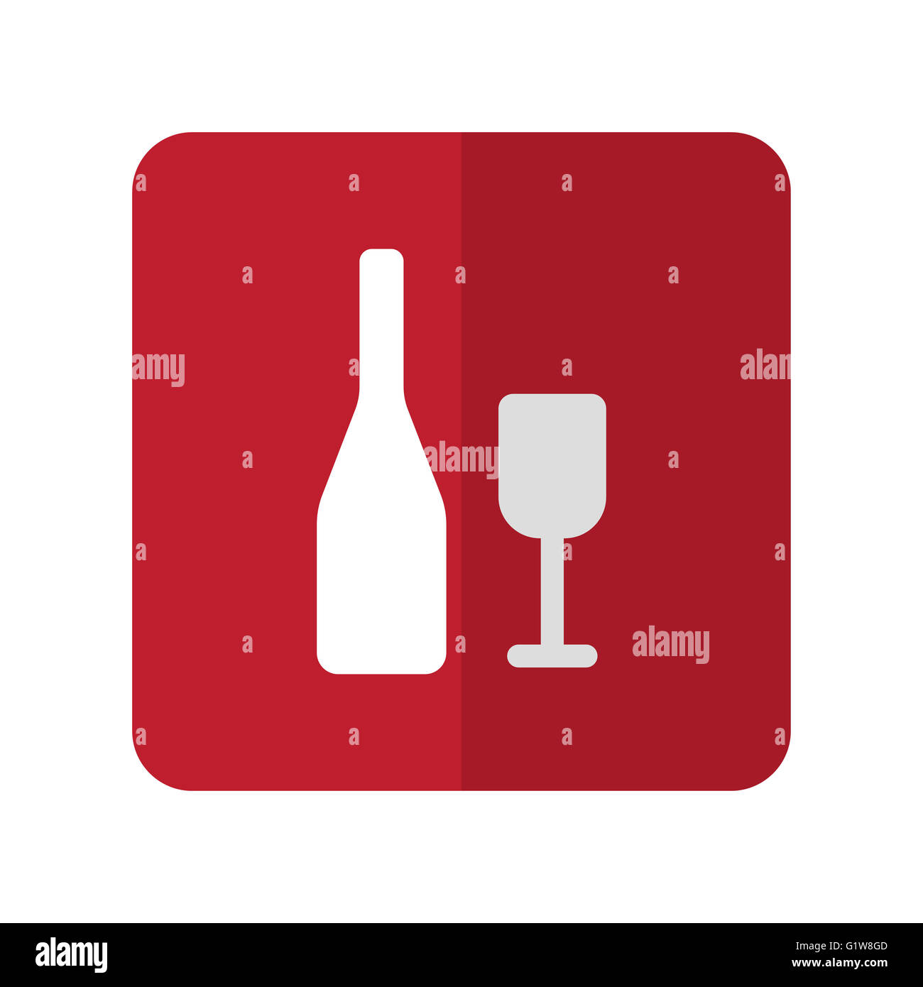 Wine square Cut Out Stock Images & Pictures - Alamy