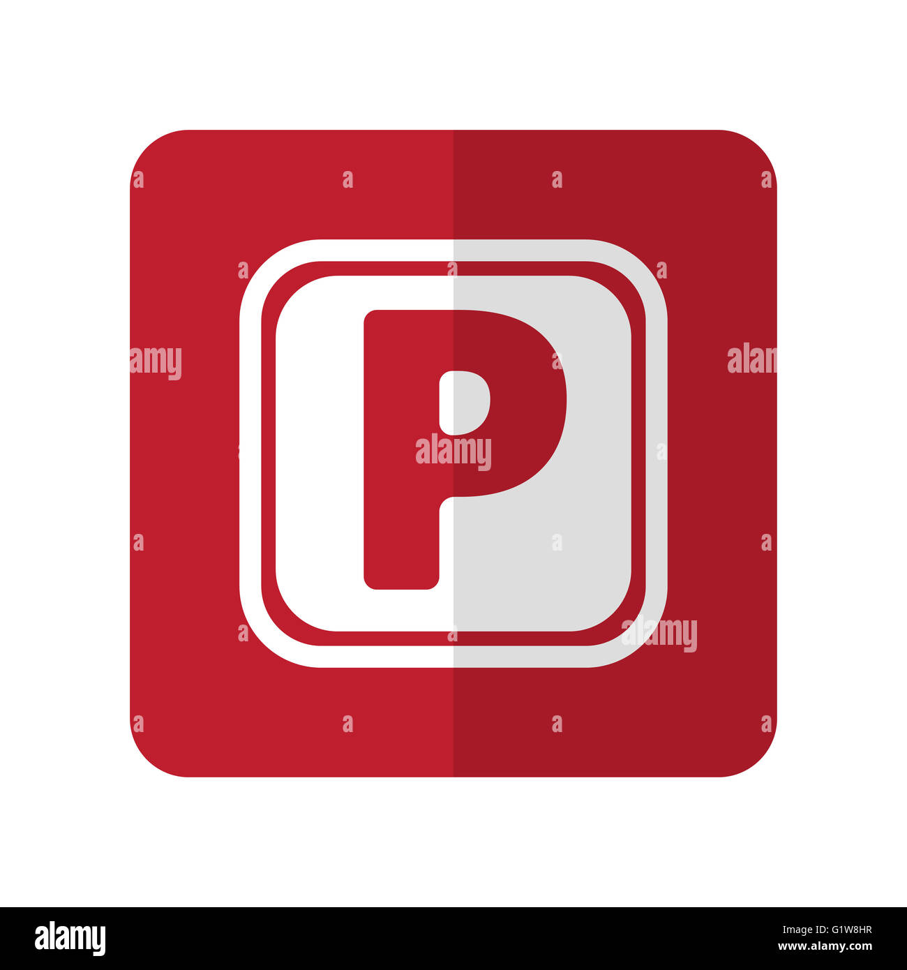 Red white zone Cut Out Stock Images & Pictures - Alamy