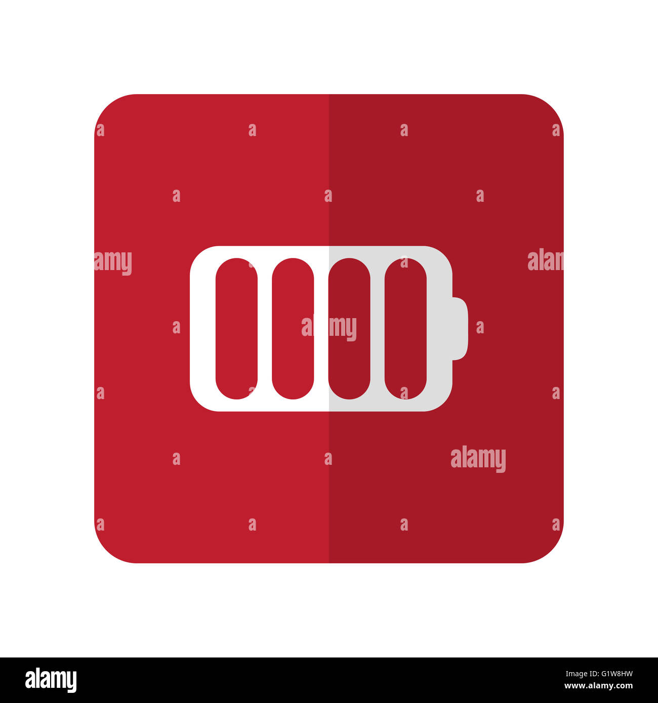 Flat cell battery symbol hi-res stock photography and images - Alamy