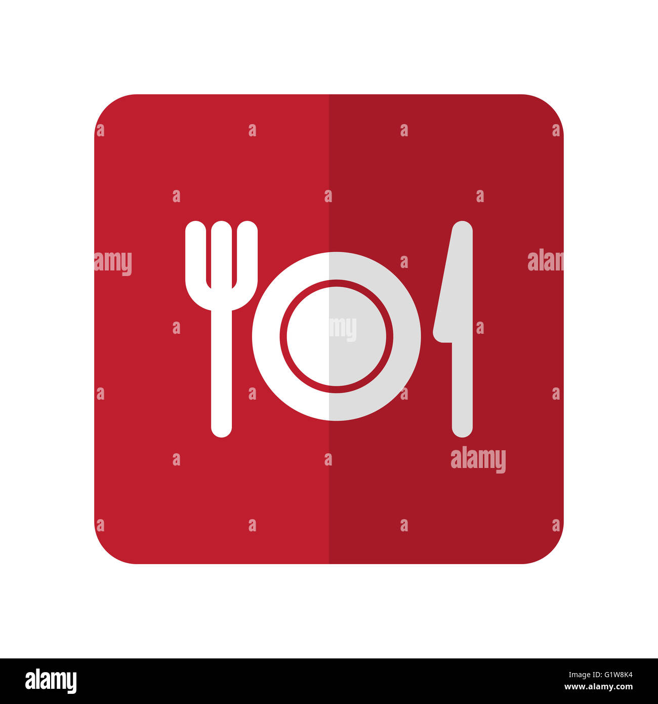 Flat icons square hi-res stock photography and images - Alamy