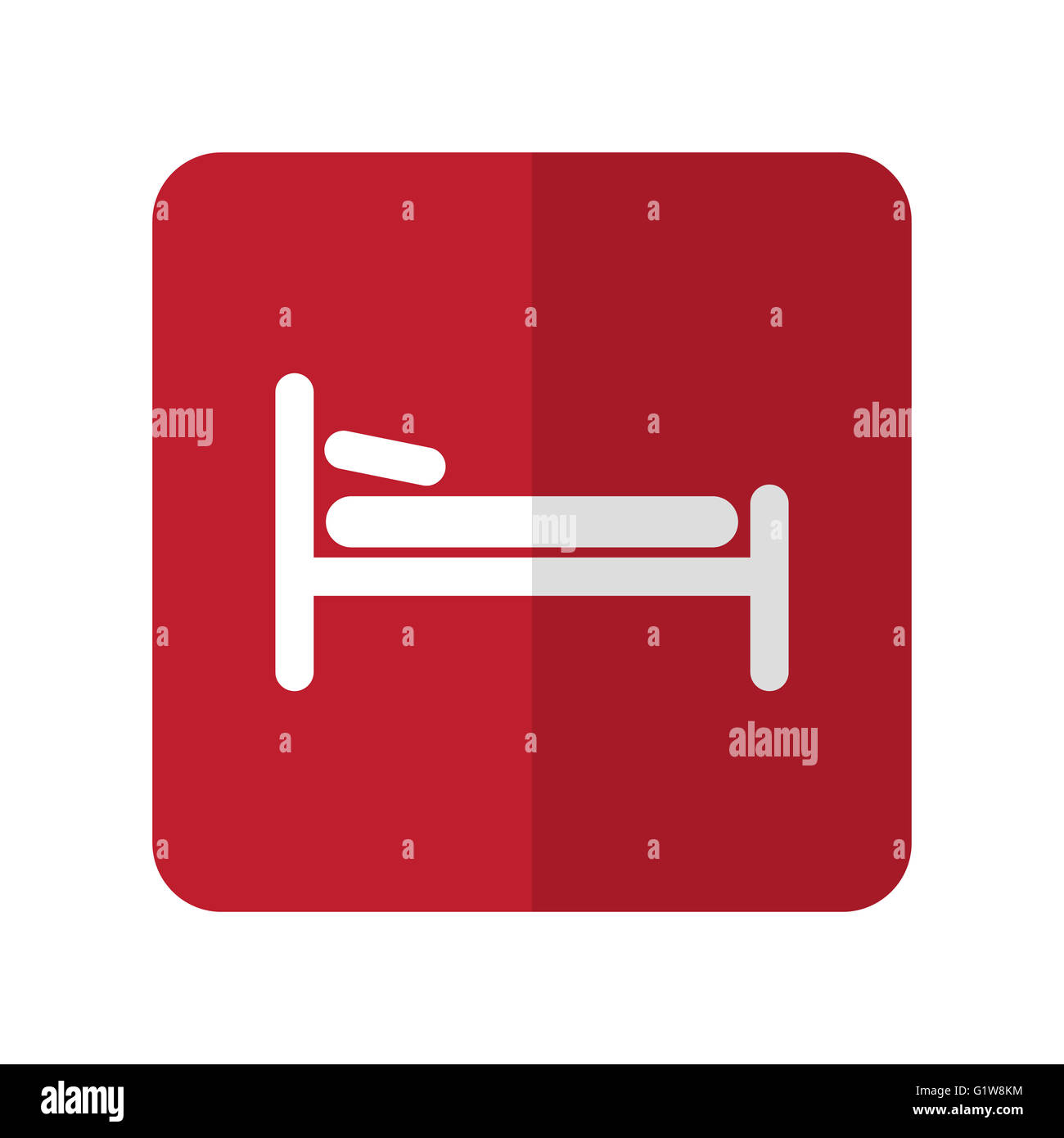 Hospital bed symbol hi-res stock photography and images - Alamy