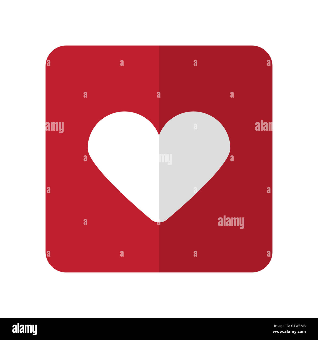 Square heart hi-res stock photography and images - Alamy