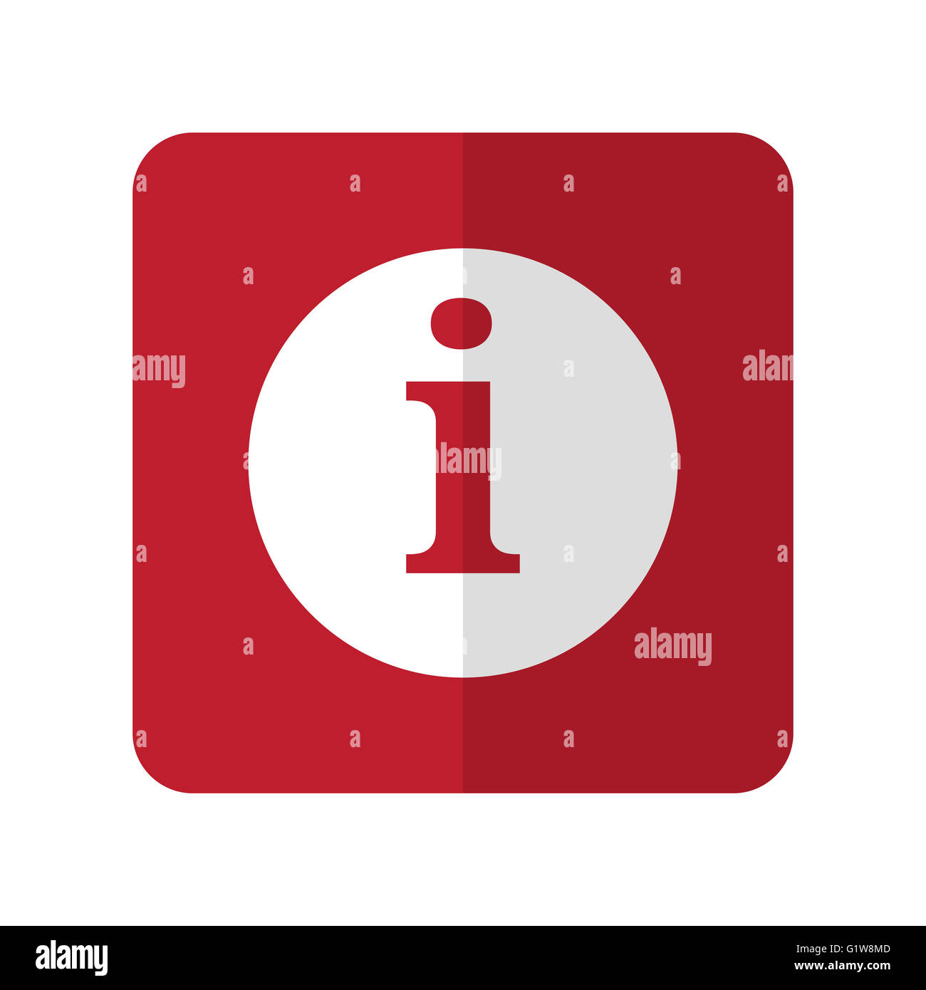 Red information hi-res stock photography and images - Alamy