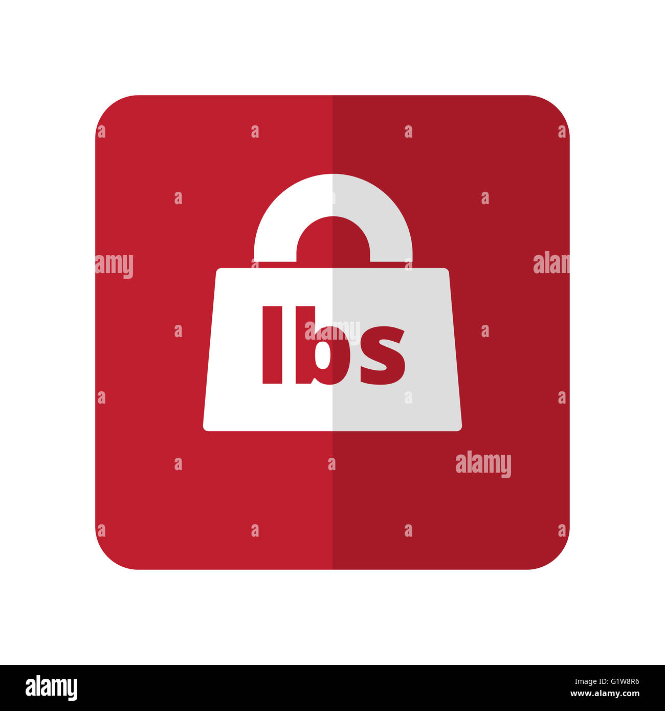 Weight kilogram icon Cut Out Stock Images & Pictures - Alamy