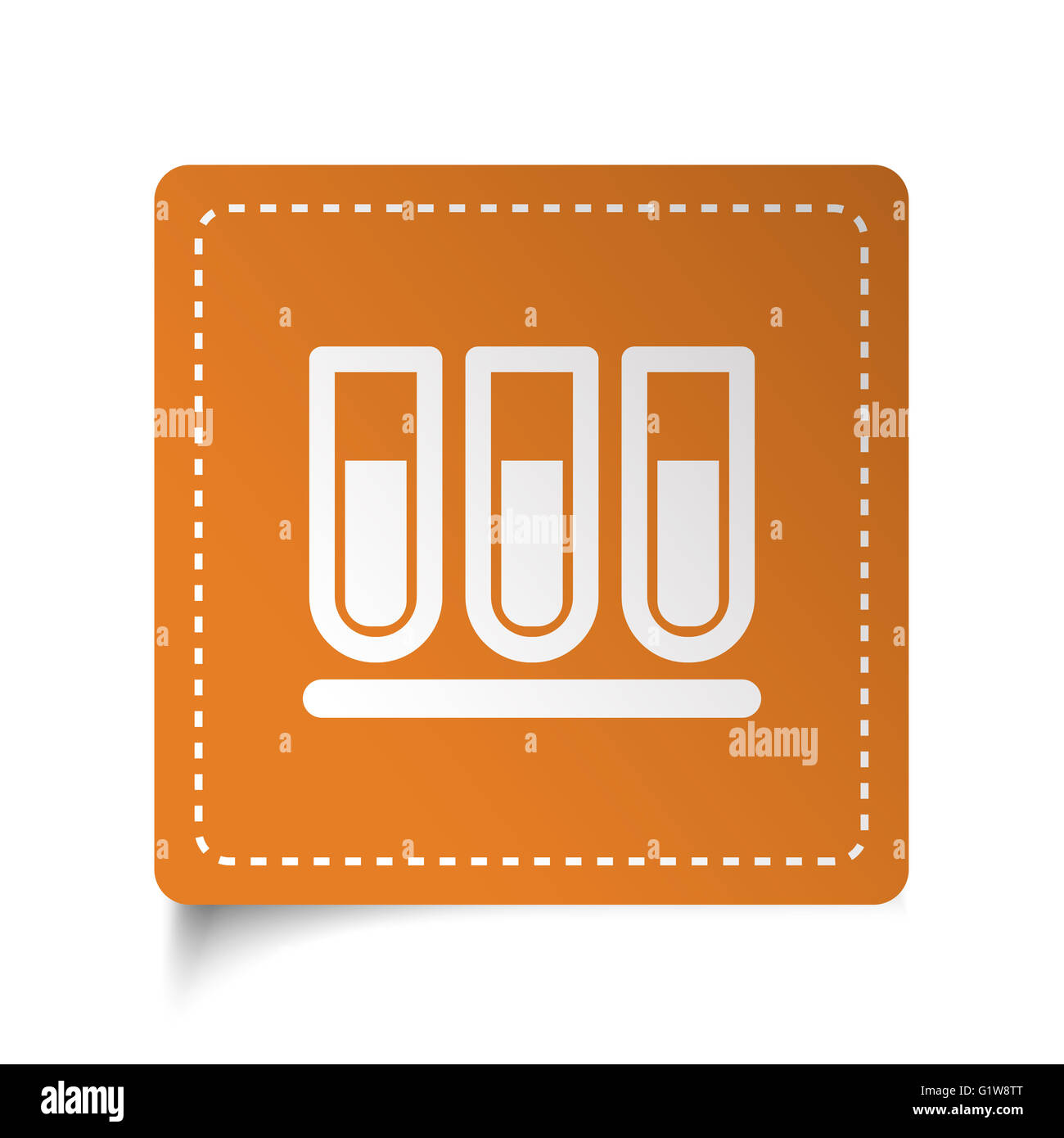 Test tube flat hi-res stock photography and images - Alamy
