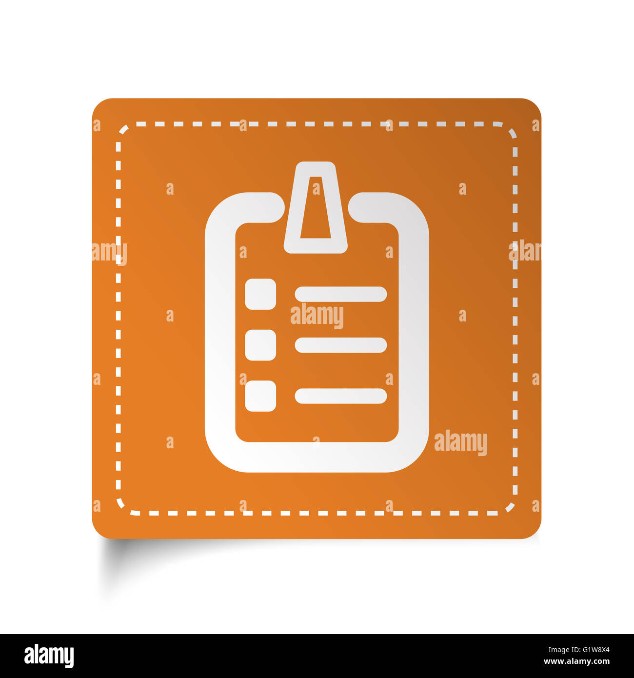 Checklist icon hi-res stock photography and images - Alamy