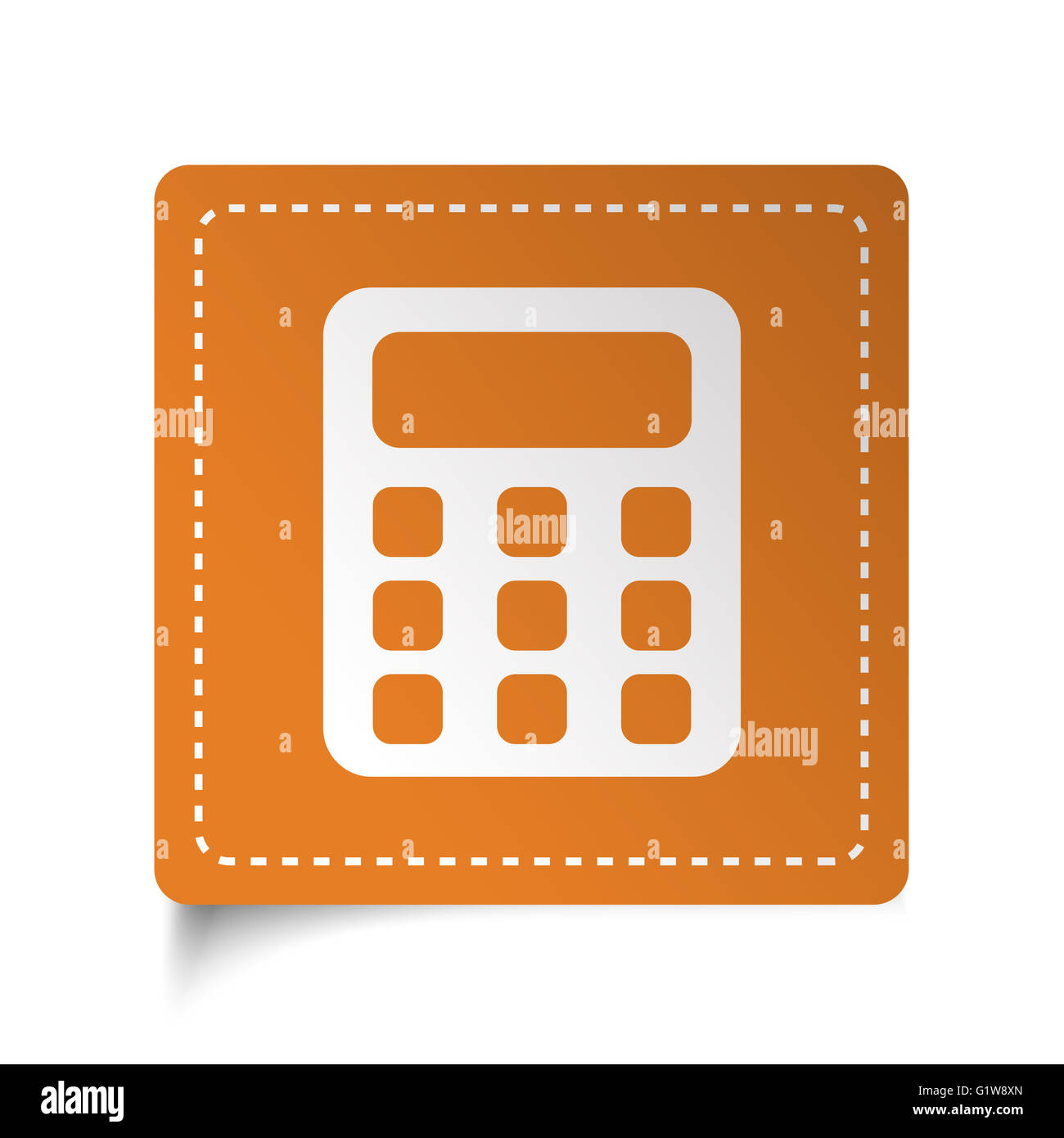Icon calculator Cut Out Stock Images & Pictures - Alamy