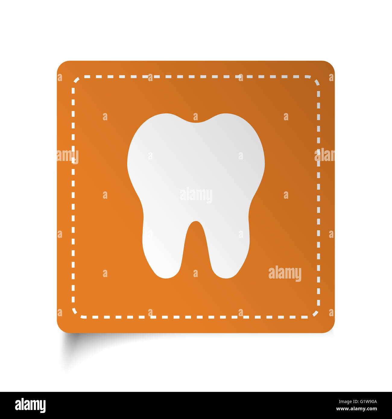Dentist toothpaste icon flat hi-res stock photography and images - Alamy