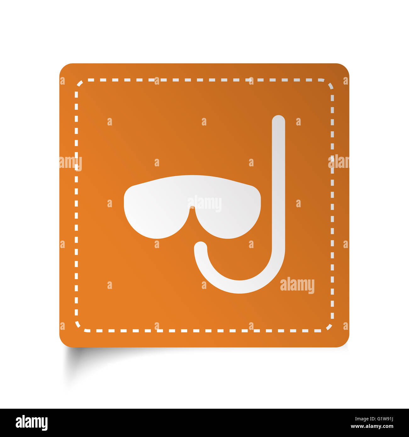 Swim icon on white Cut Out Stock Images & Pictures - Alamy