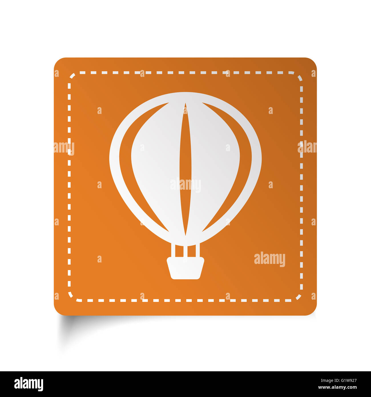 Hot air balloon sticker hi-res stock photography and images - Alamy