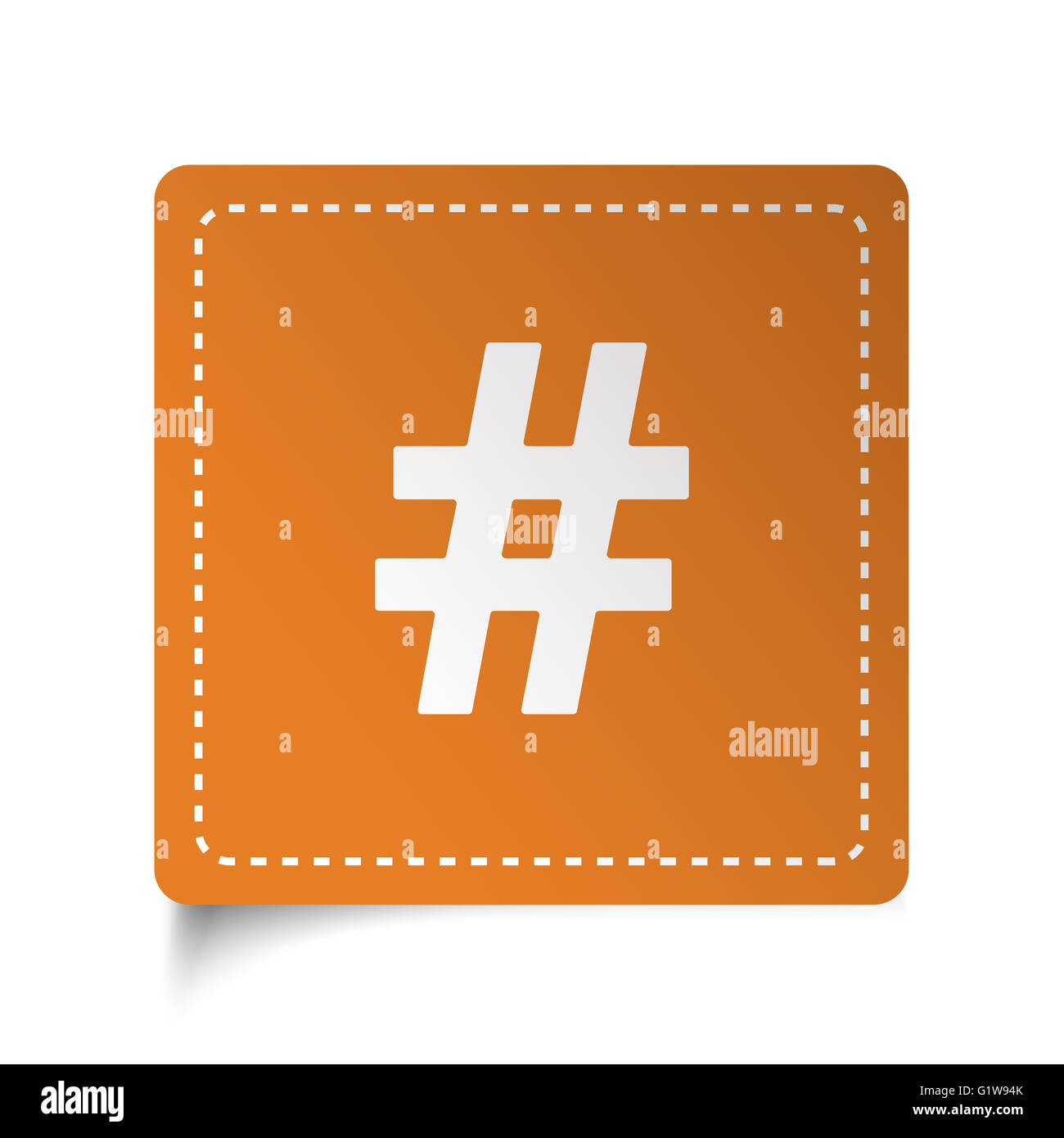 Social text on abstract orange hi-res stock photography and images - Alamy