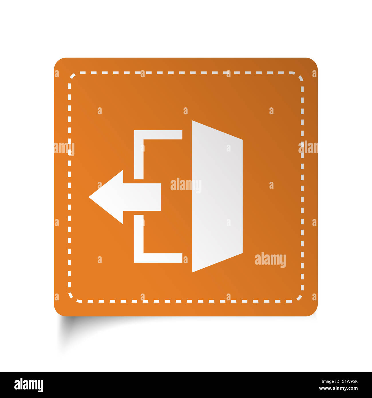 Exit icon hi-res stock photography and images - Alamy