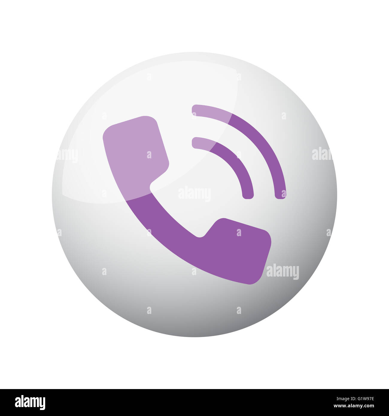 Phone icon hi-res stock photography and images - Alamy