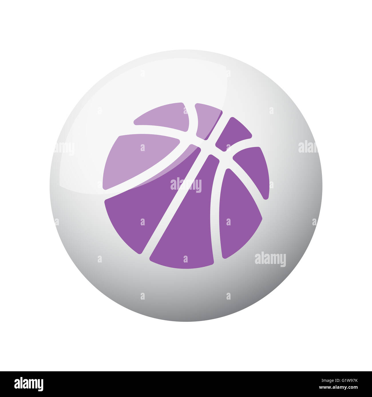 Basketball on court sports Cut Out Stock Images & Pictures - Alamy