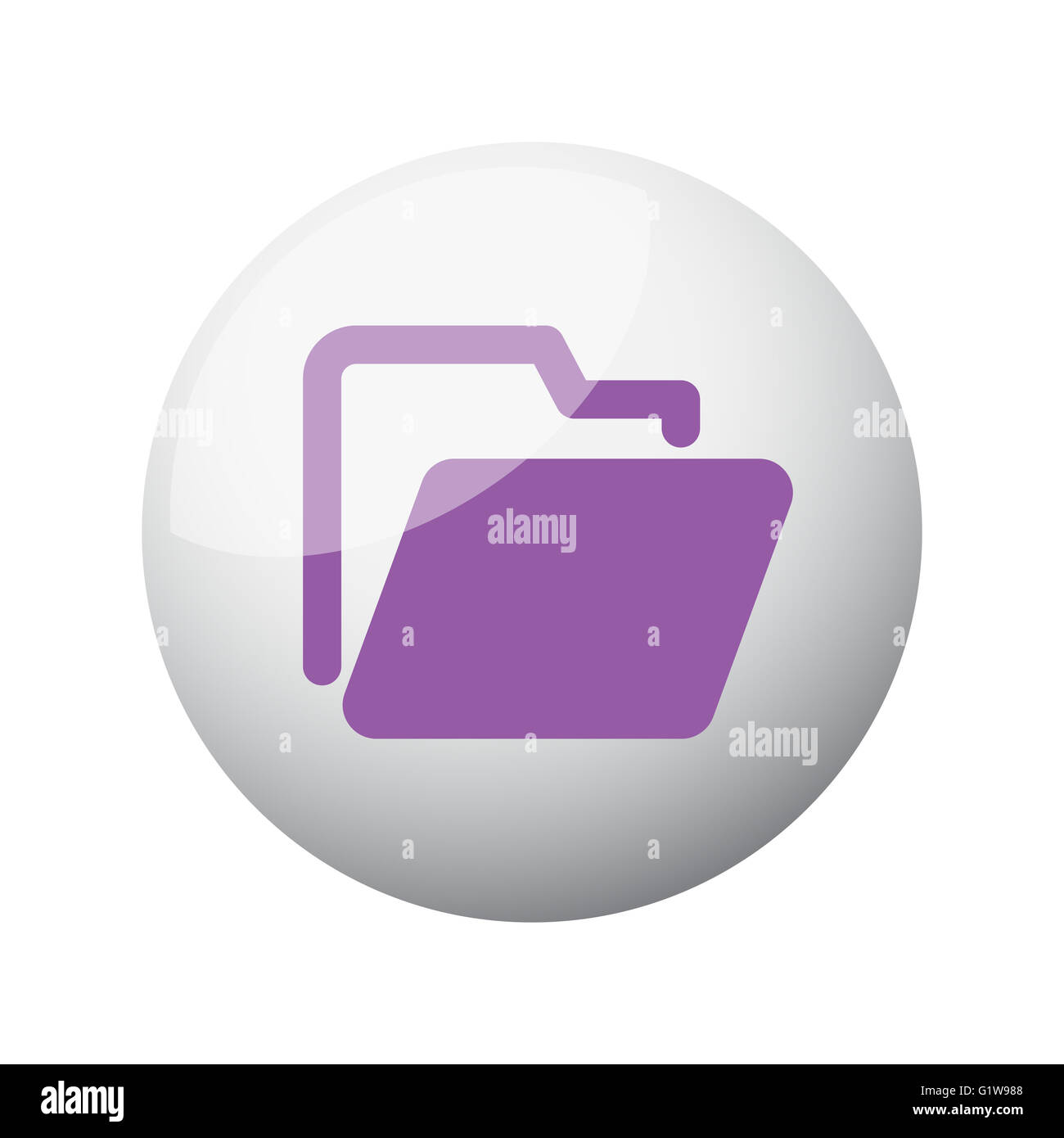 File folder icon 3d hi-res stock photography and images - Alamy