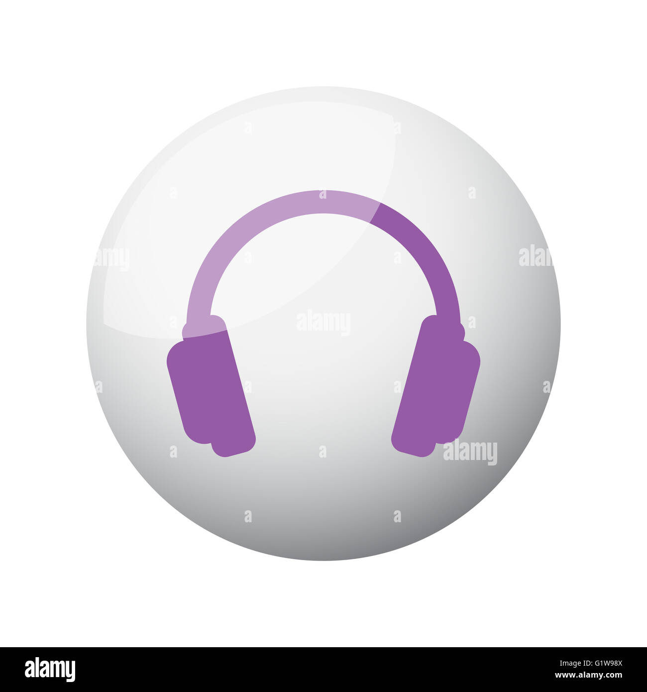 Purple headphones Cut Out Stock Images & Pictures - Alamy