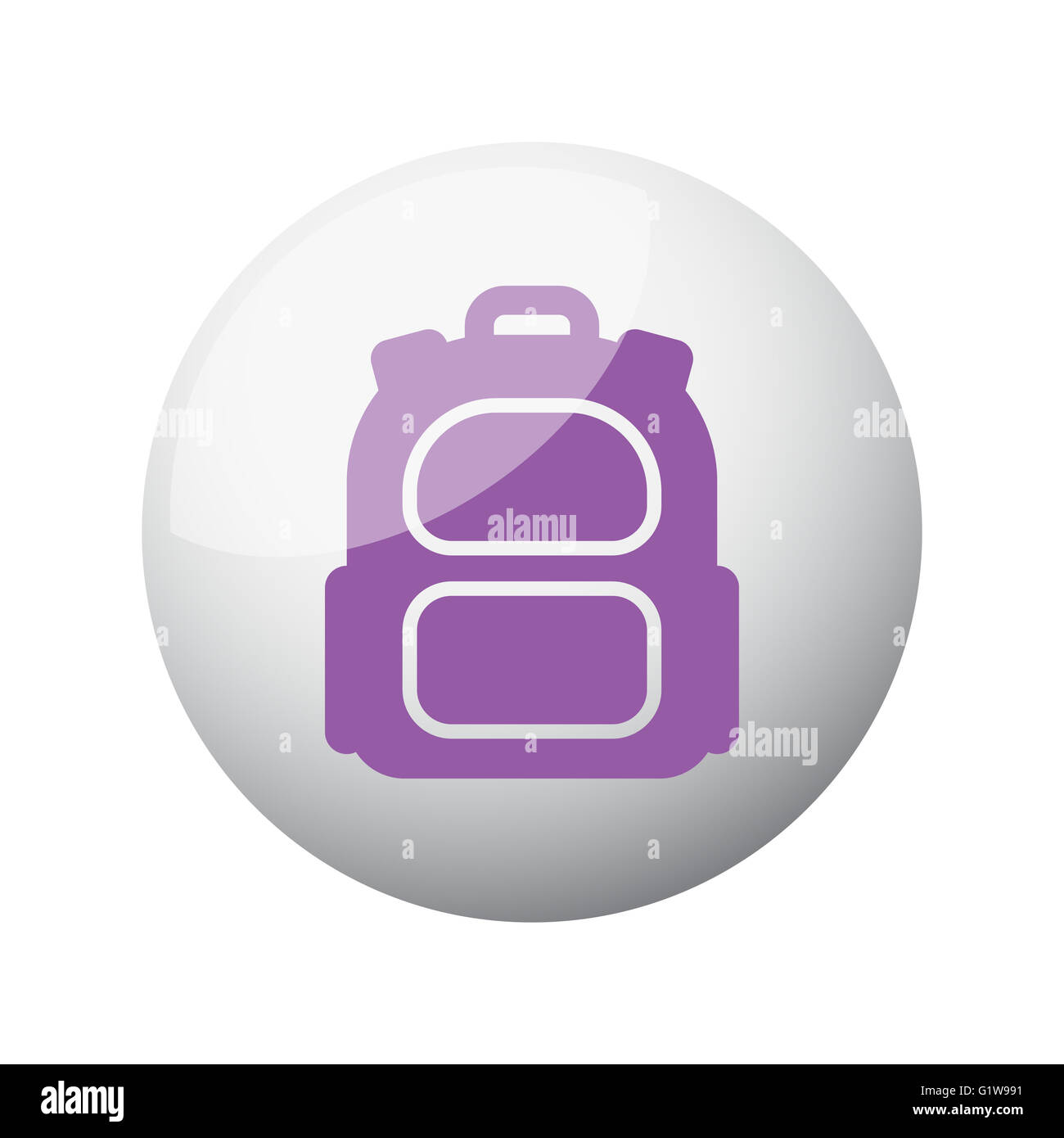 Backpack icon hi-res stock photography and images - Alamy