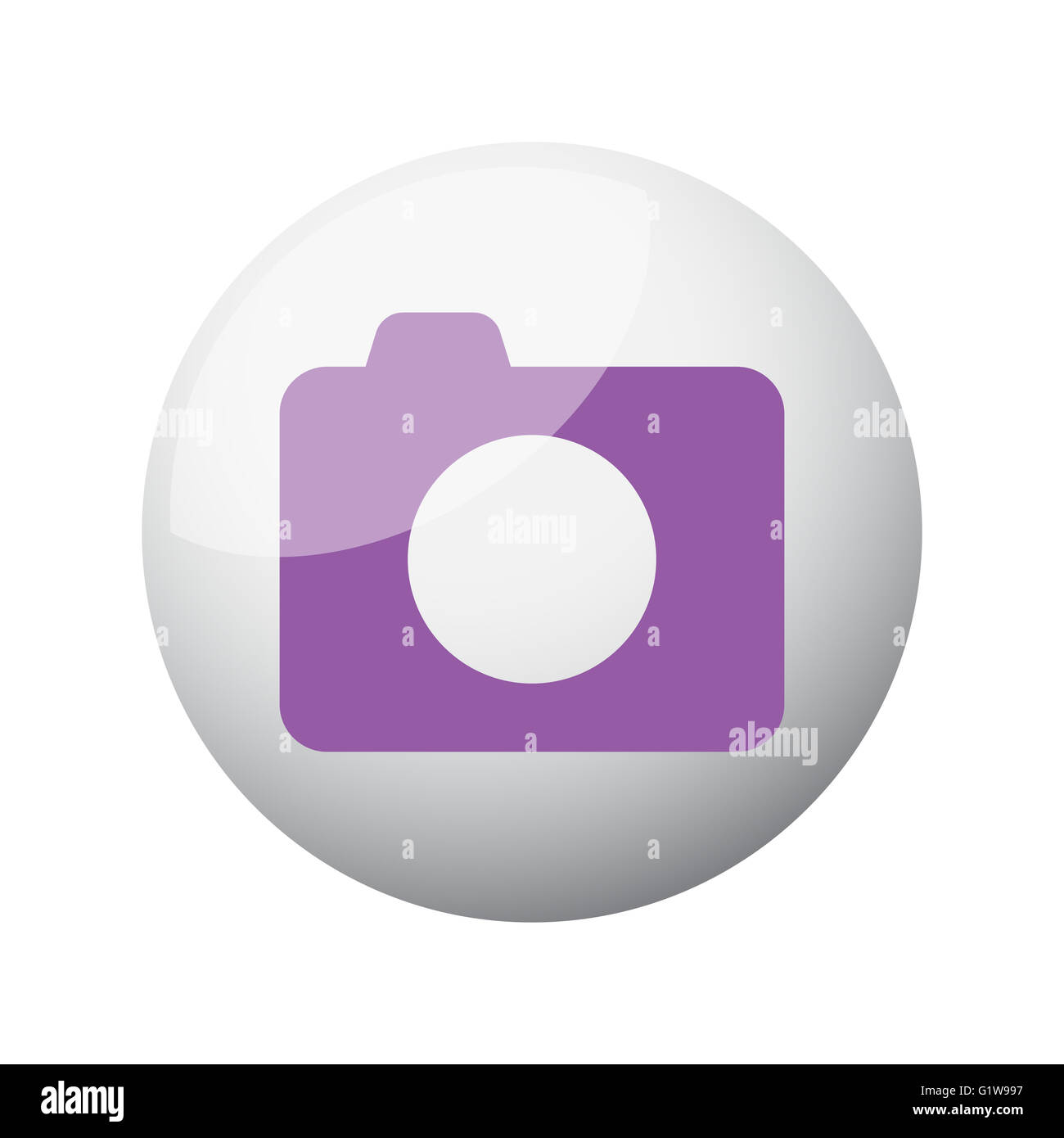 Camera icon on ball hi-res stock photography and images - Alamy