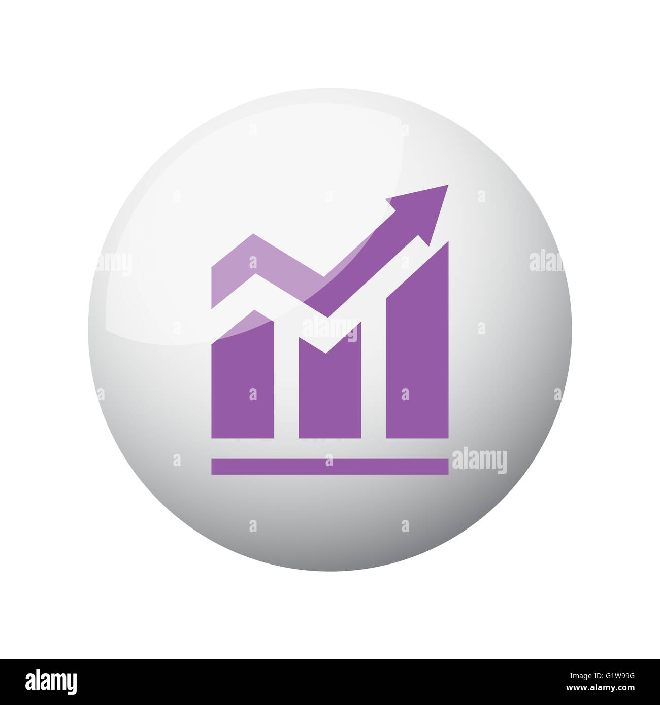 Trend arrow icon Cut Out Stock Images & Pictures - Alamy