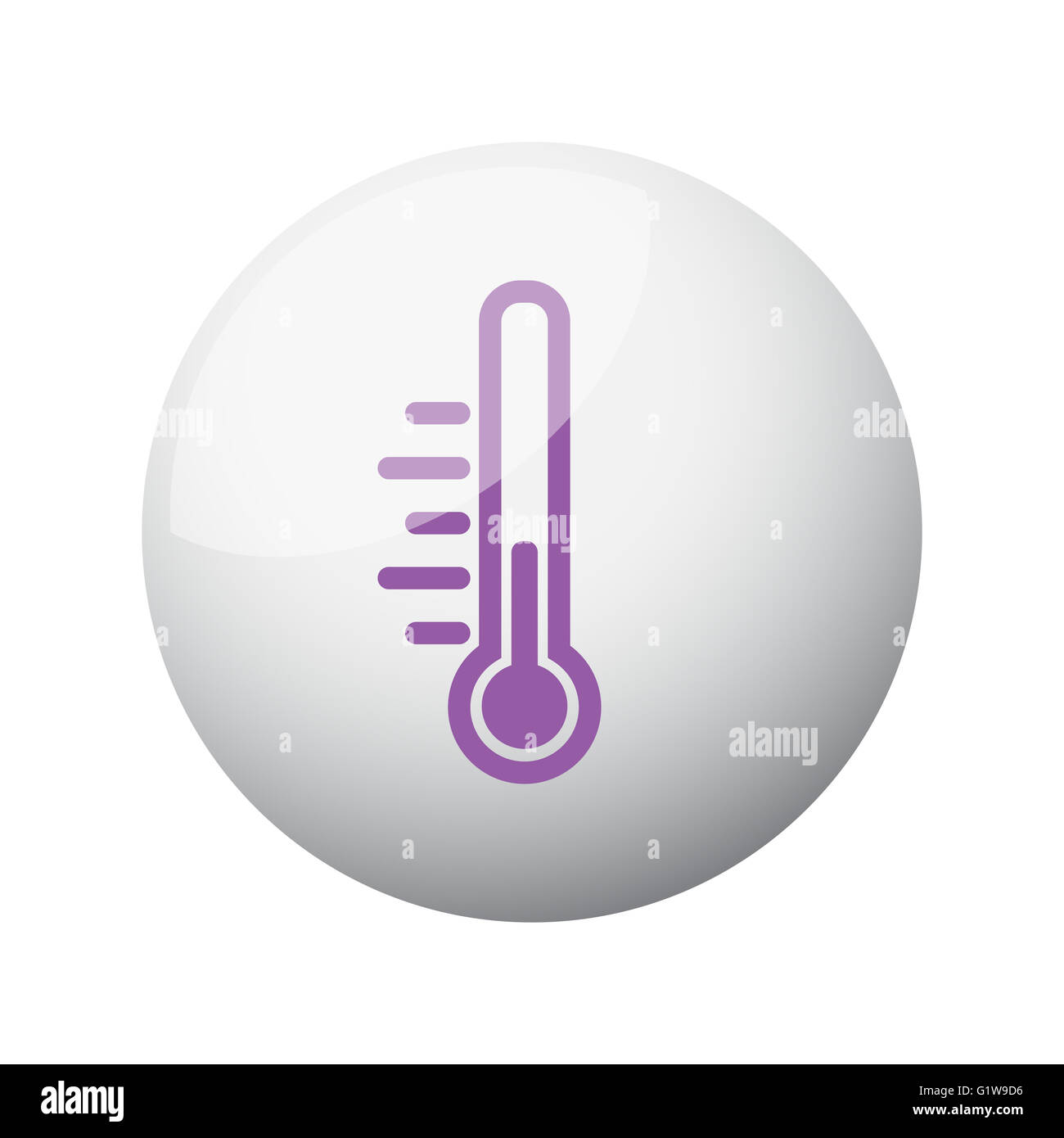 Thermometer temperature icon symbol 3d hi-res stock photography and ...