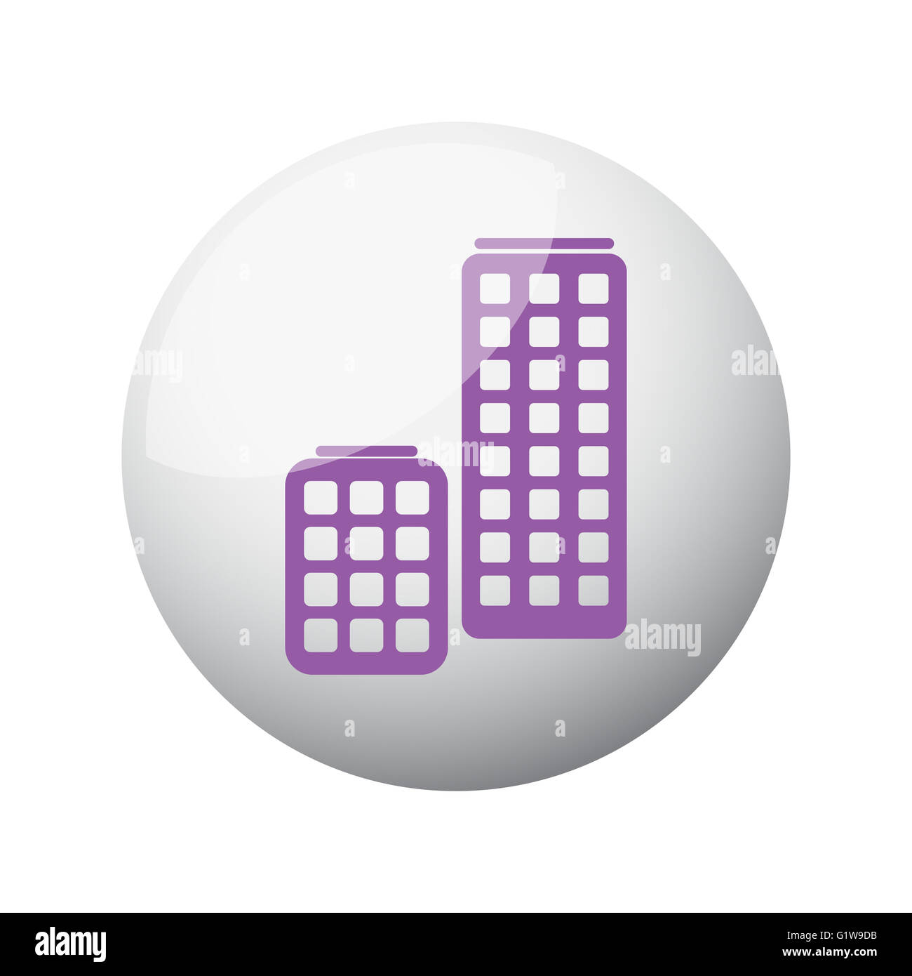 Modern business center office skyscrapers Cut Out Stock Images ...