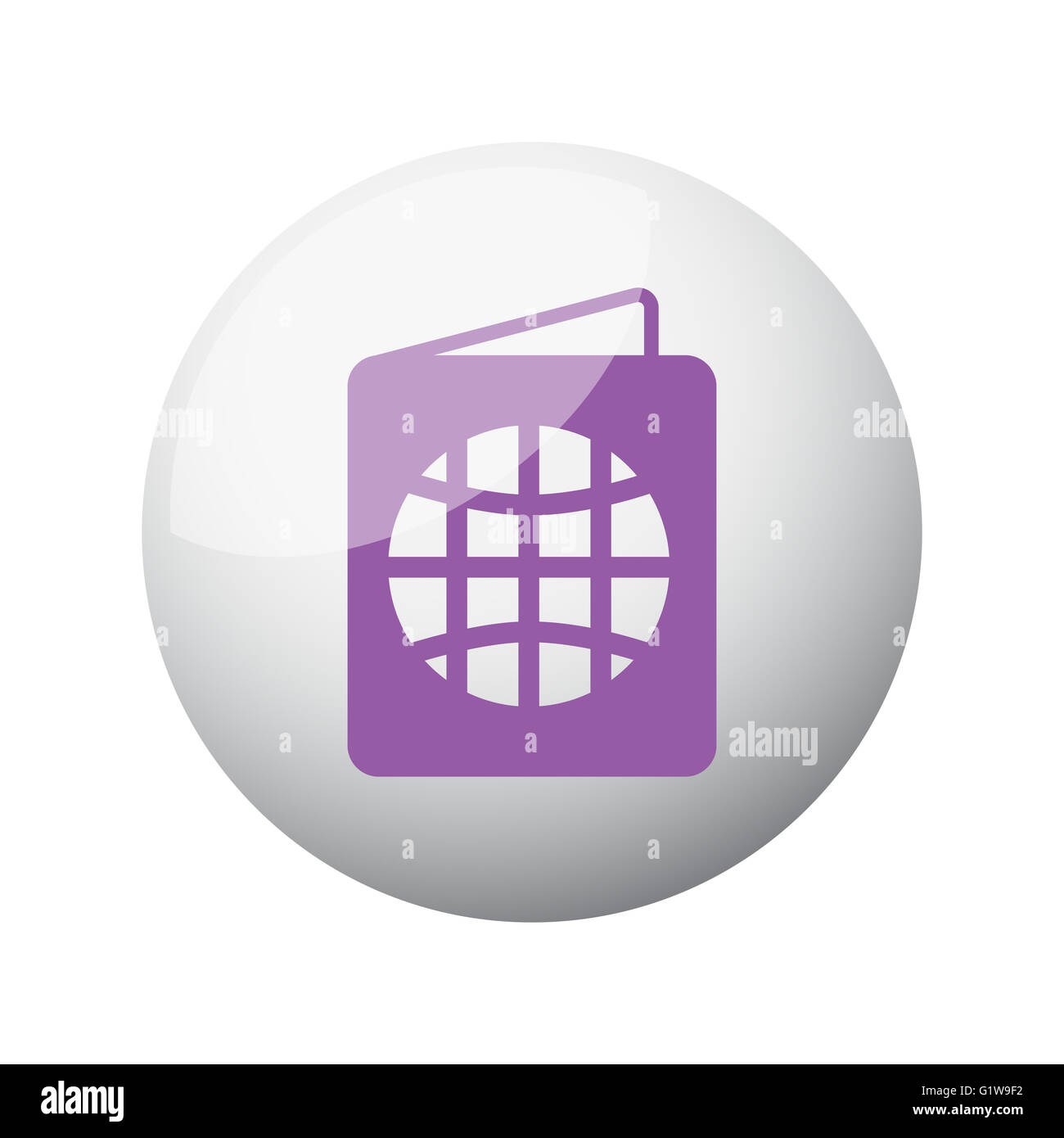 Passport globe on 3d hi-res stock photography and images - Alamy