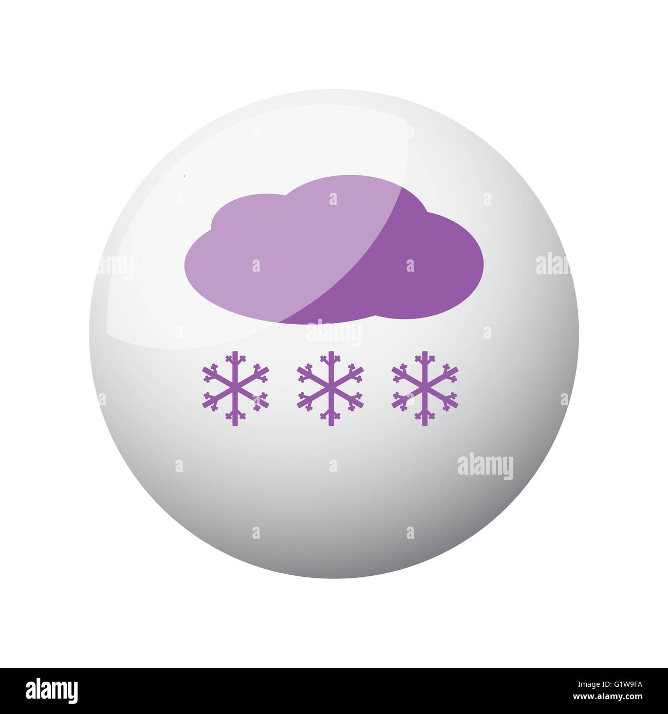 3d snow flakes hi-res stock photography and images - Alamy