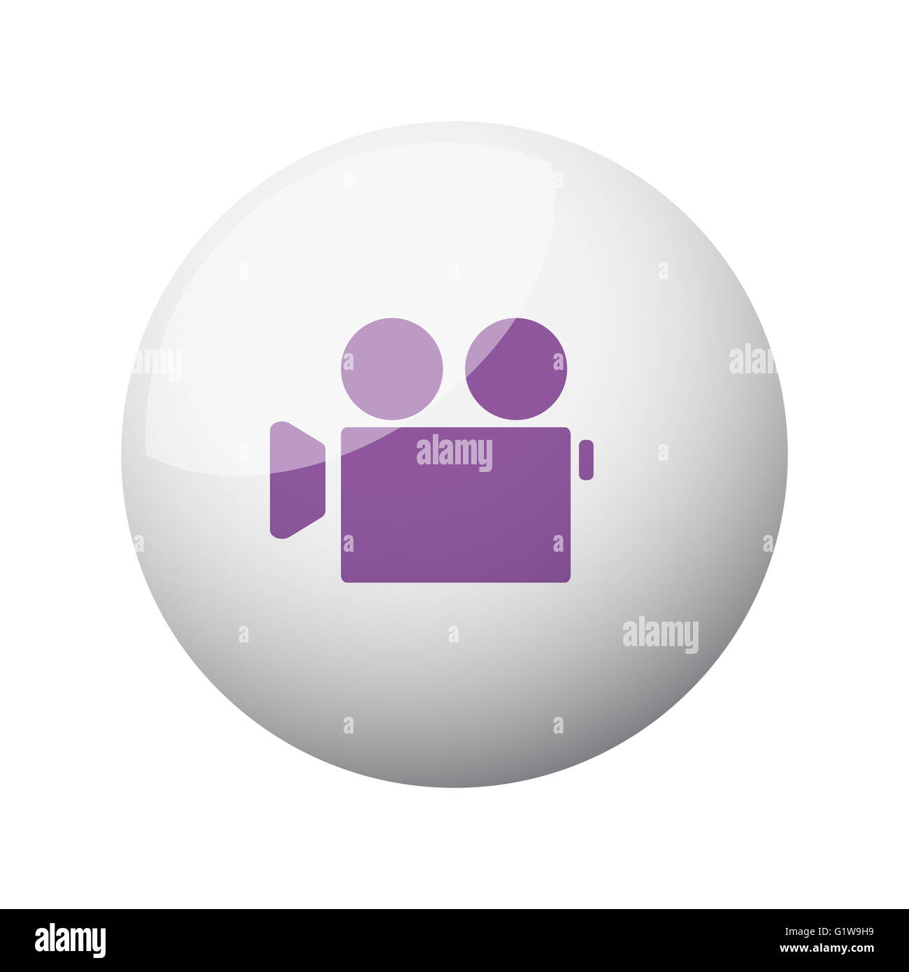 Camera icon on ball hi-res stock photography and images - Alamy