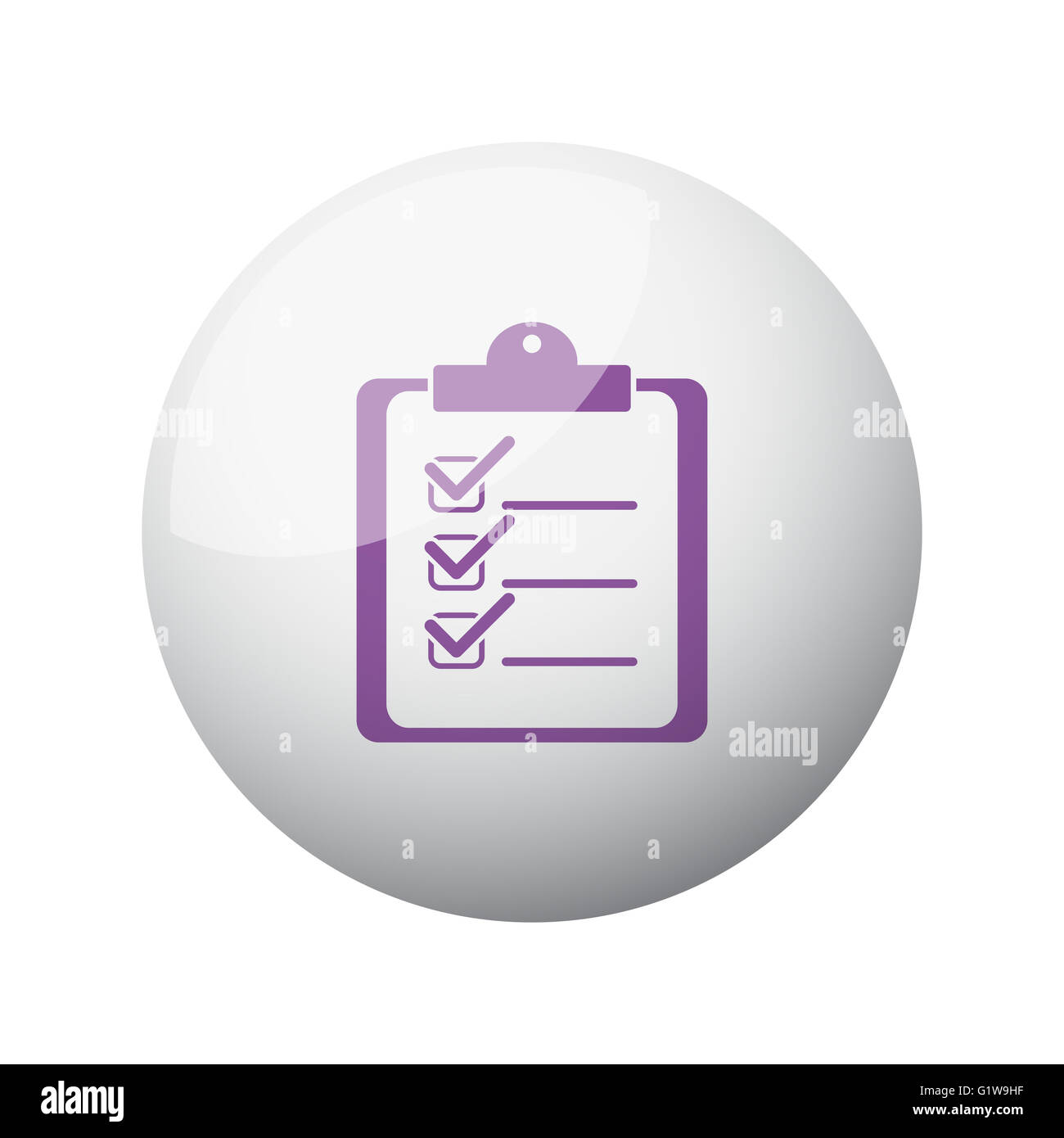 Mobile ok flat white Cut Out Stock Images & Pictures - Alamy