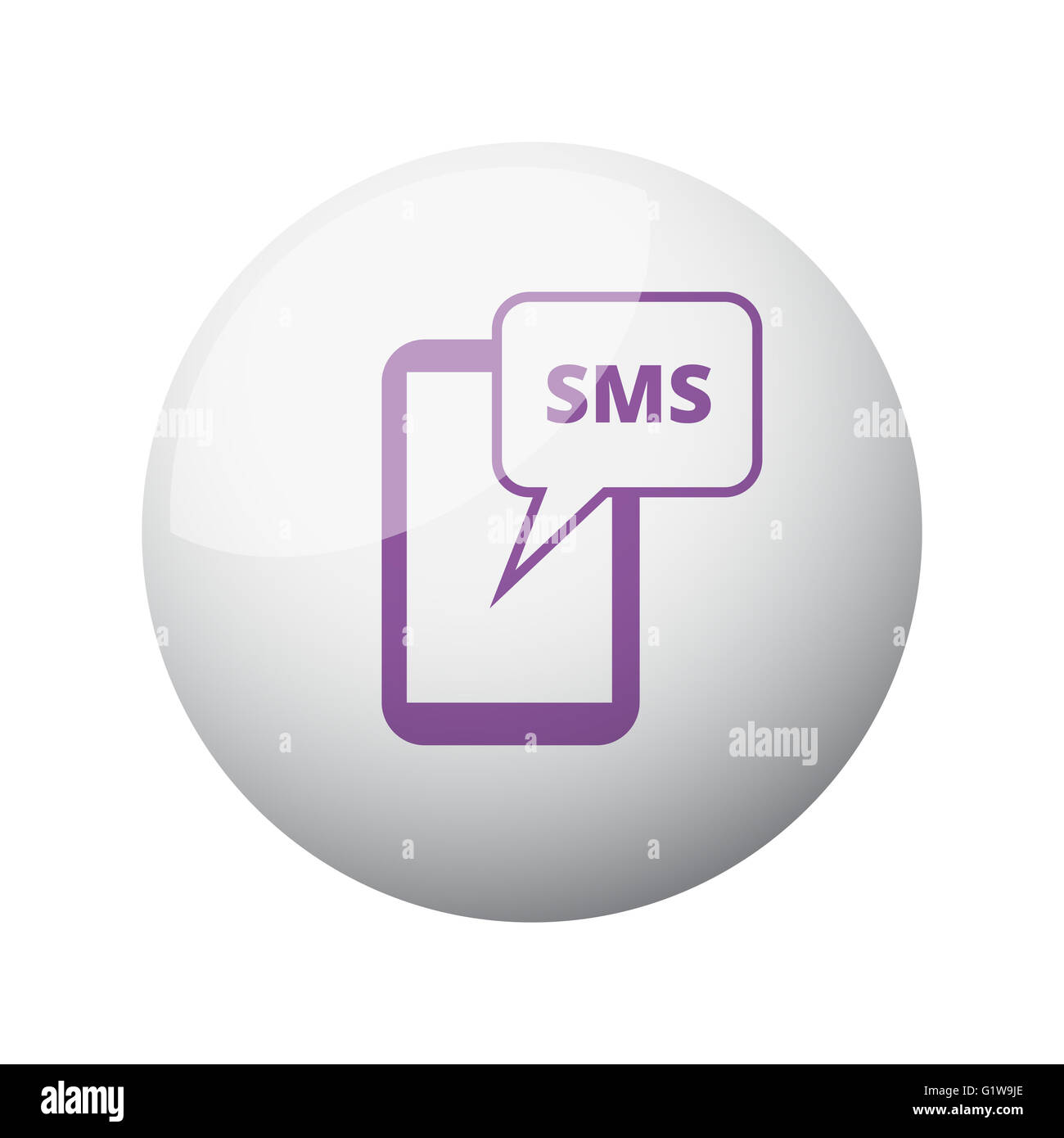 Sms icon hi-res stock photography and images - Alamy