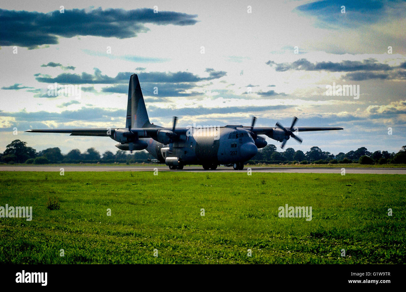 Lockheed C-130 Hercules transport aircraft Stock Photo - Alamy