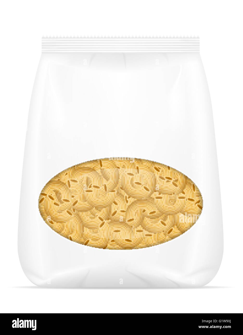 pasta in packaging vector illustration isolated on white background ...