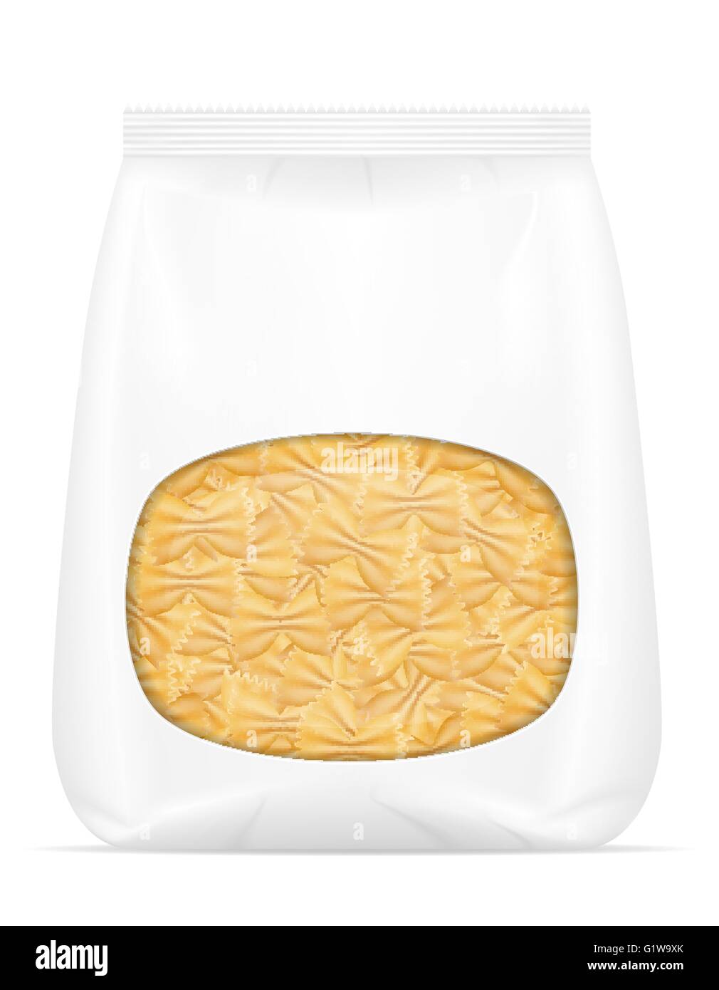 pasta in packaging vector illustration isolated on white background ...