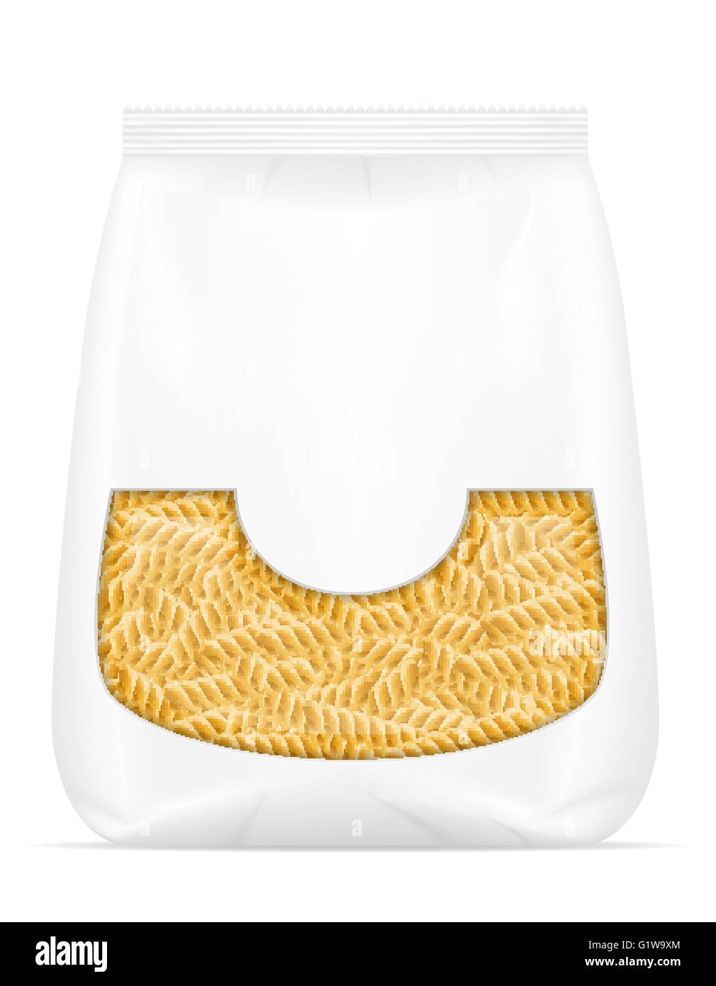pasta in packaging vector illustration isolated on white background ...