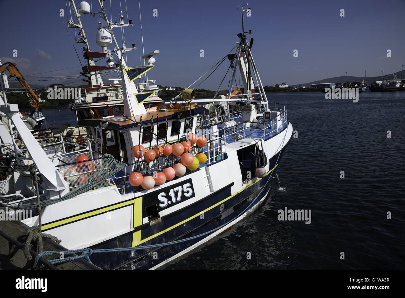 Gill netter fishing boat S175 Sowenna seen here at Castletownbere Stock ...