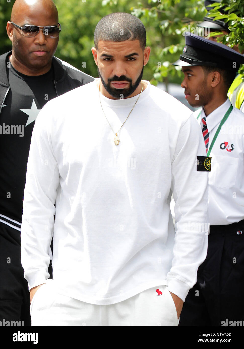 LONDON, UK, 6th July 2015: Drake seen at the Wimbledon Championships ...