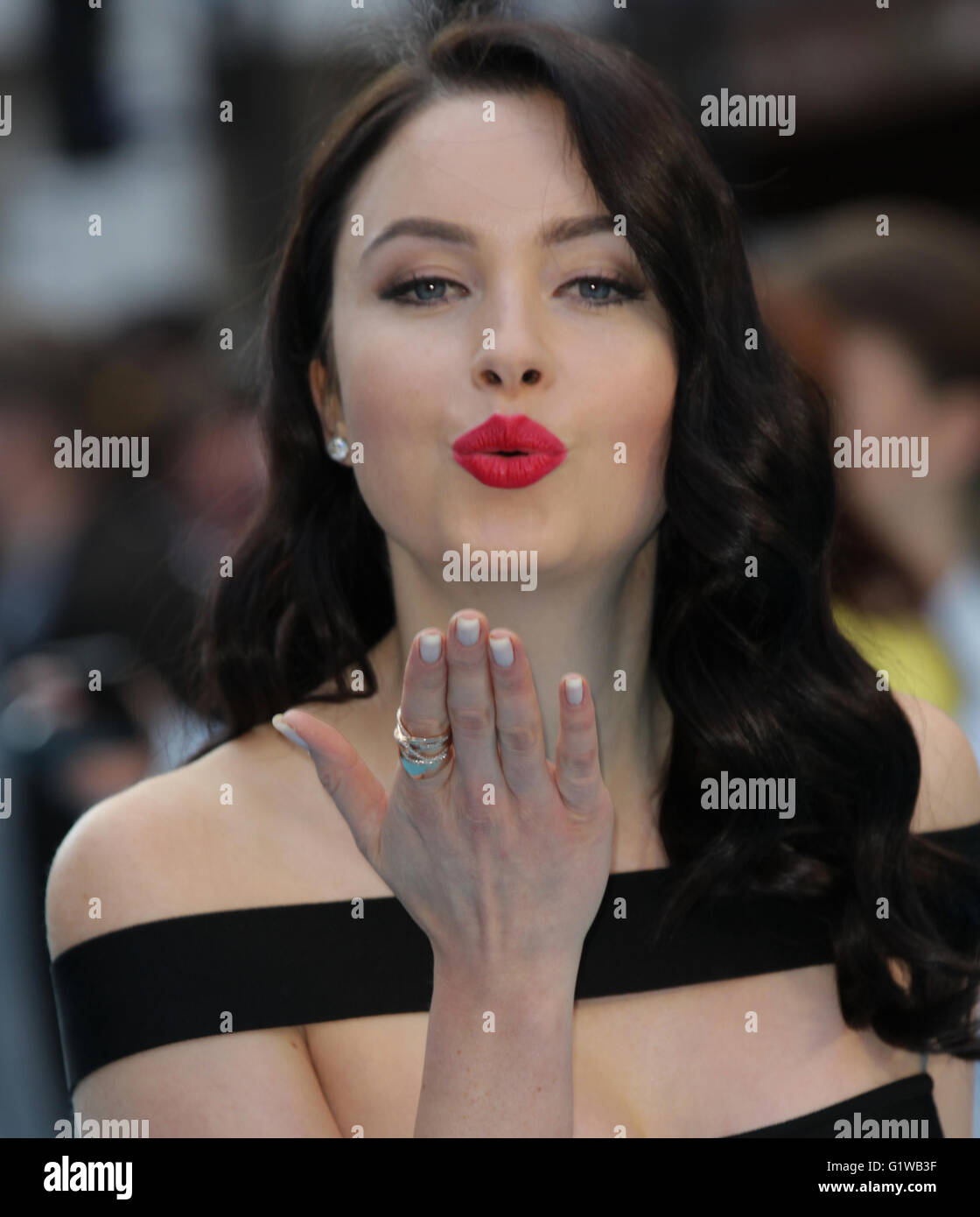 Emma miller attends entourage european film premiere in leicester ...