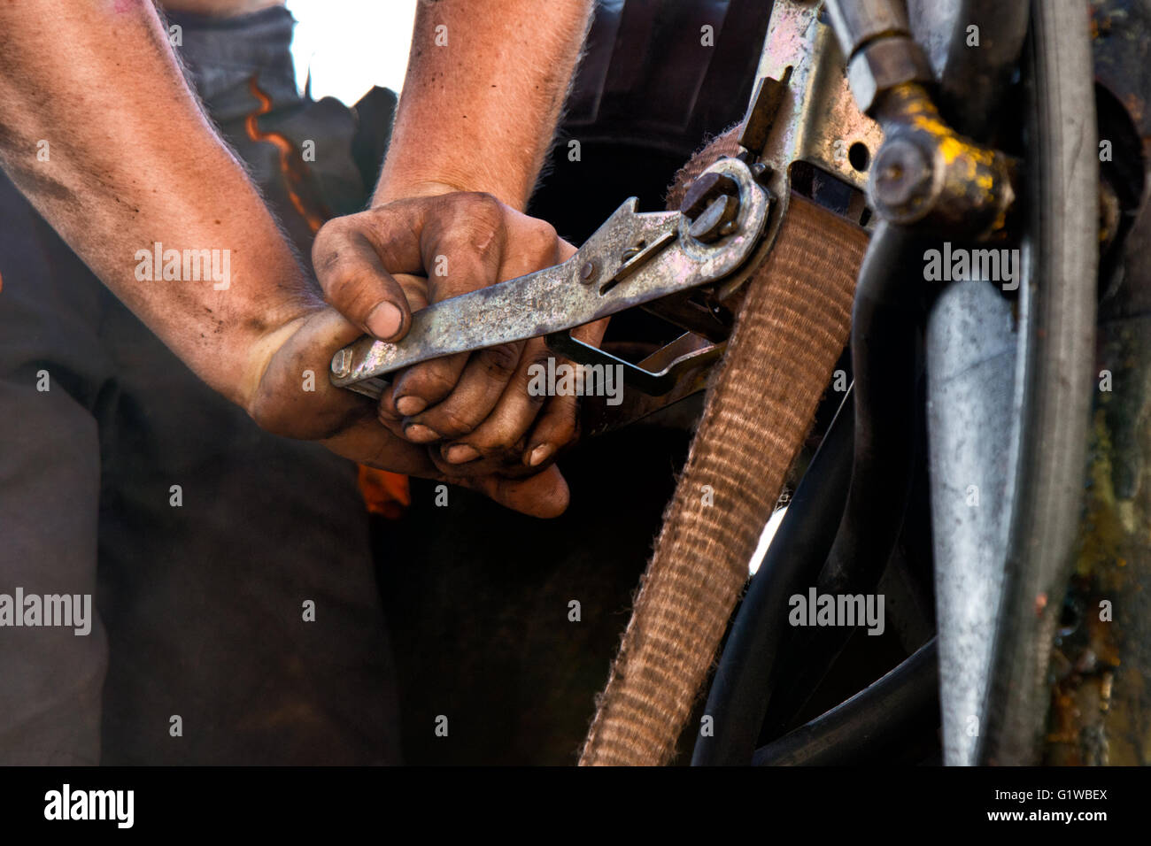 Dirty worker hi-res stock photography and images - Alamy