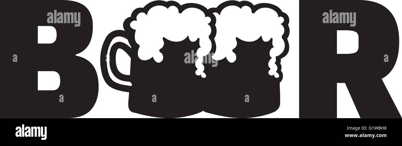 Beer word hi-res stock photography and images - Alamy