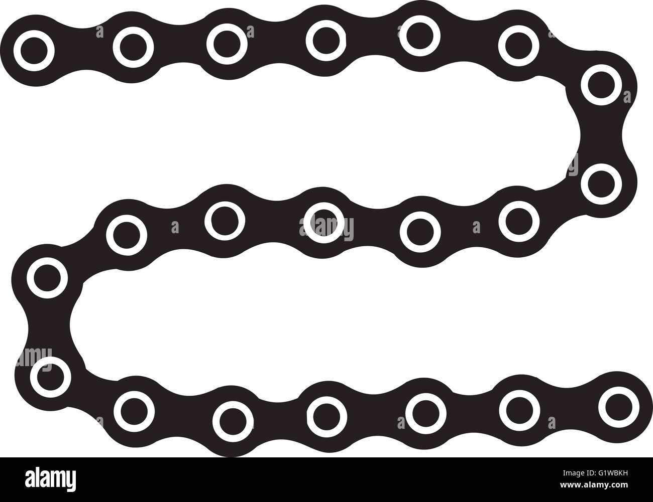 Bike chain Stock Vector Images - Alamy