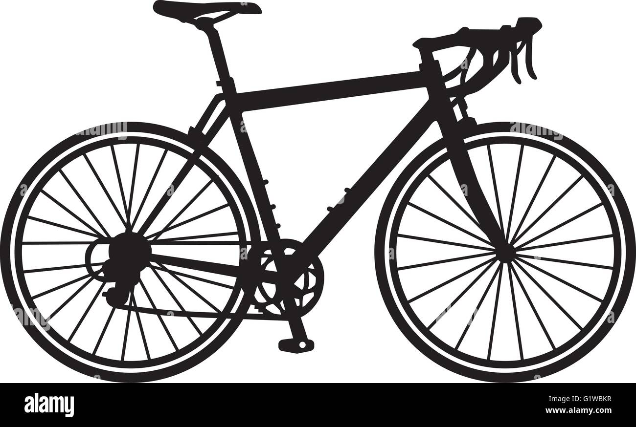 Bike Bicycle Racing Stock Vector Image & Art - Alamy