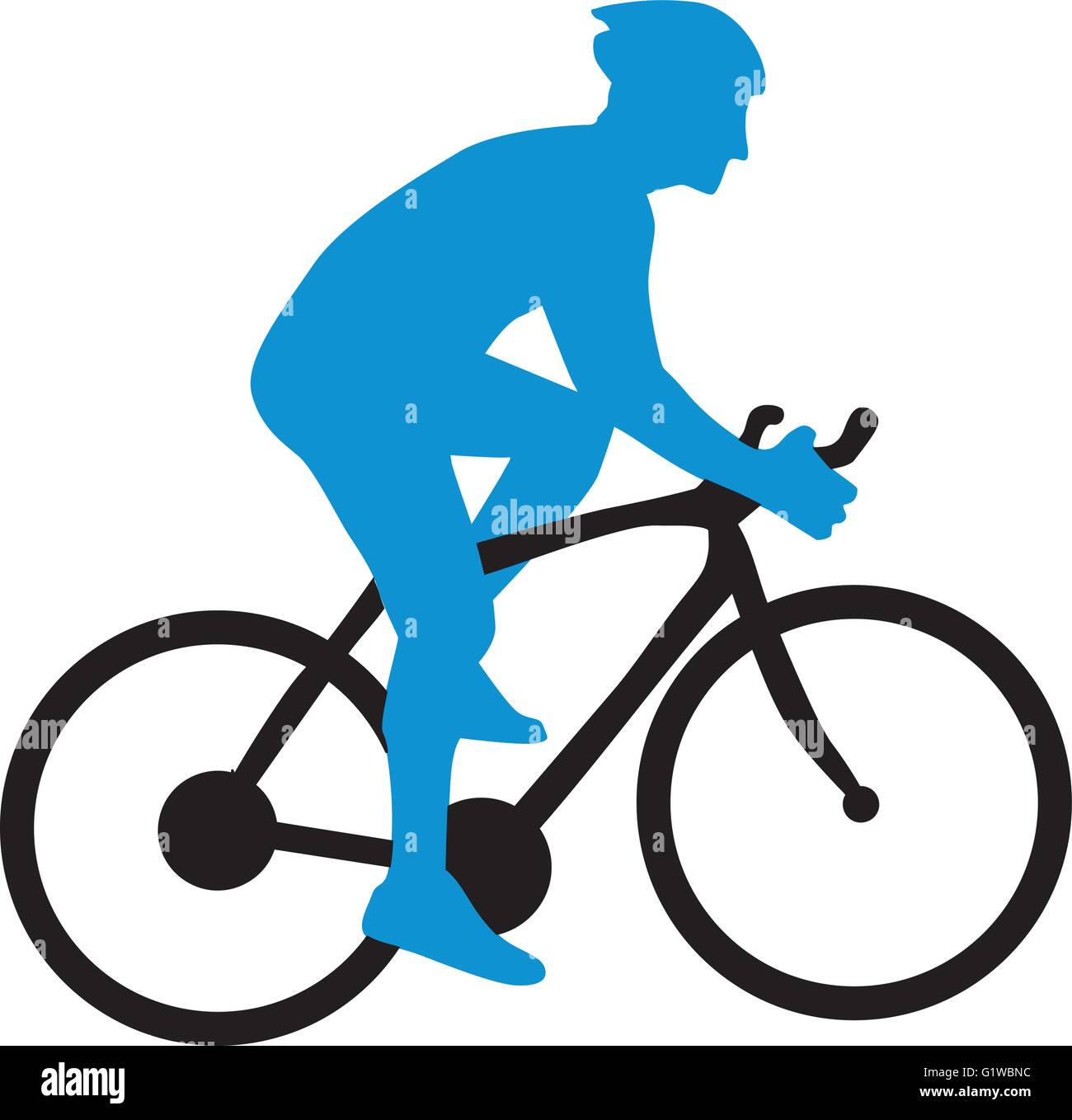 Cycling bicycling cyclist bicyclist Cut Out Stock Images & Pictures - Alamy