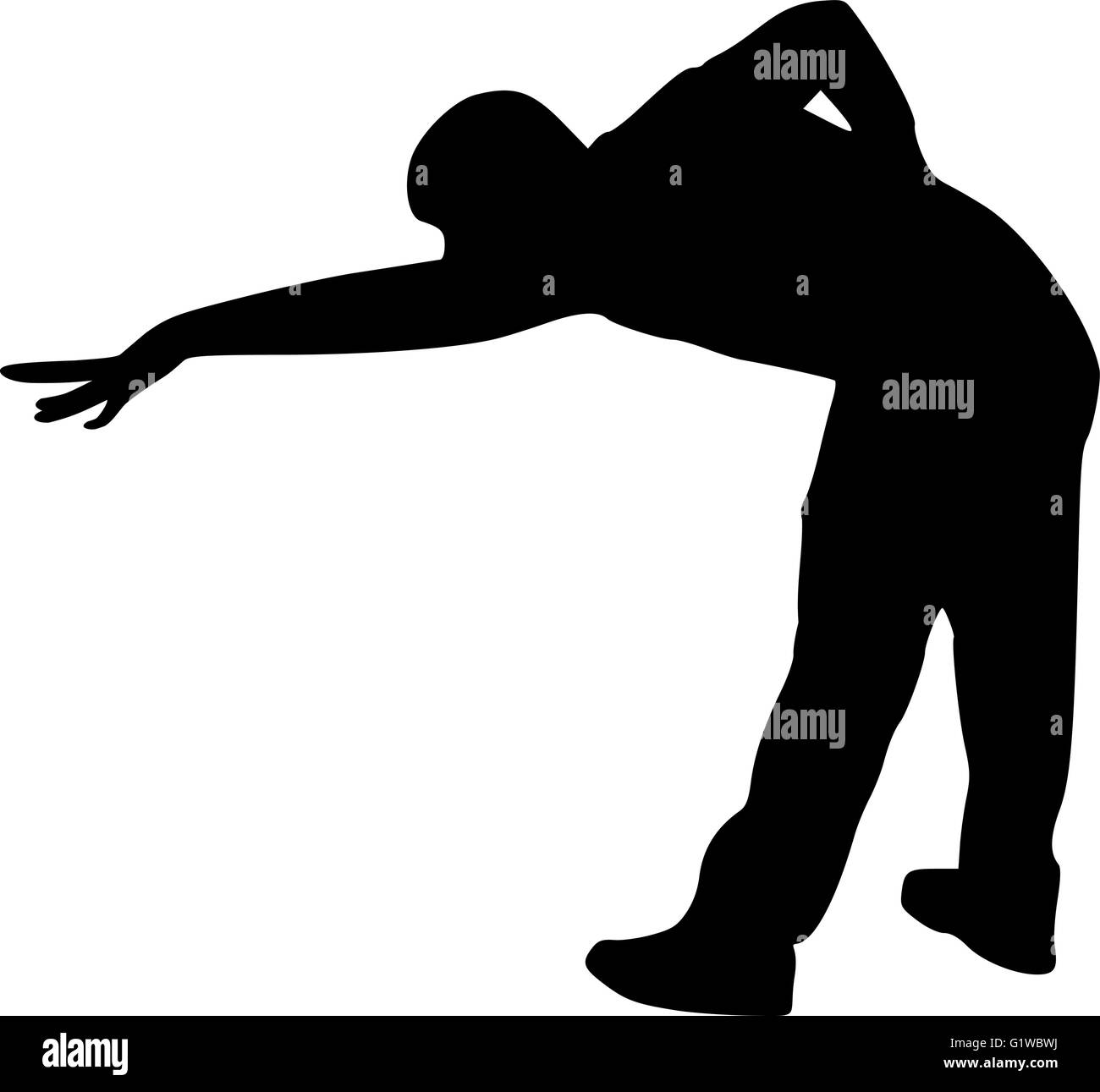 Billiards Player Silhouette Pool Stock Vector Image & Art - Alamy