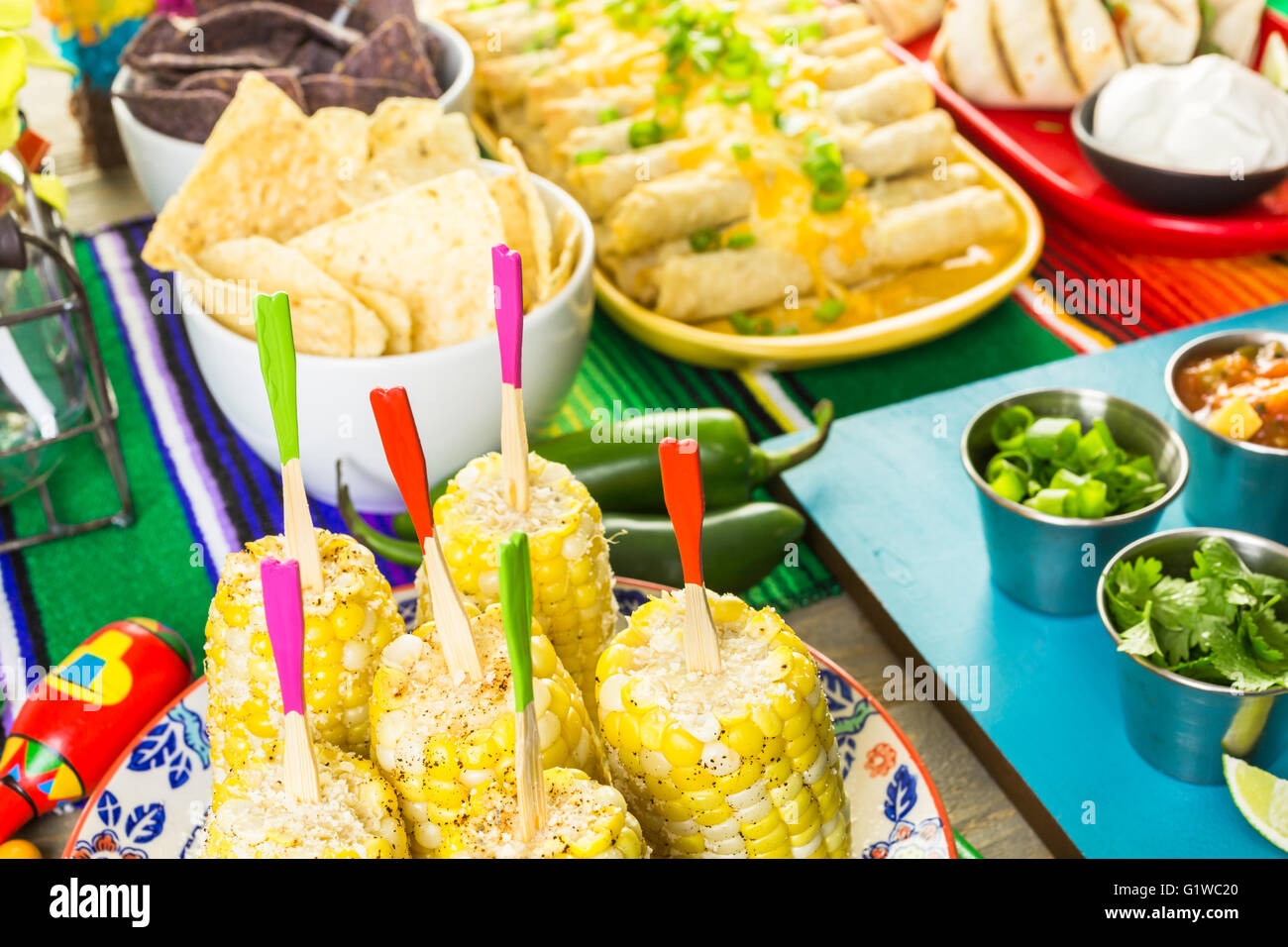 Fiesta de buffet hi-res stock photography and images - Alamy